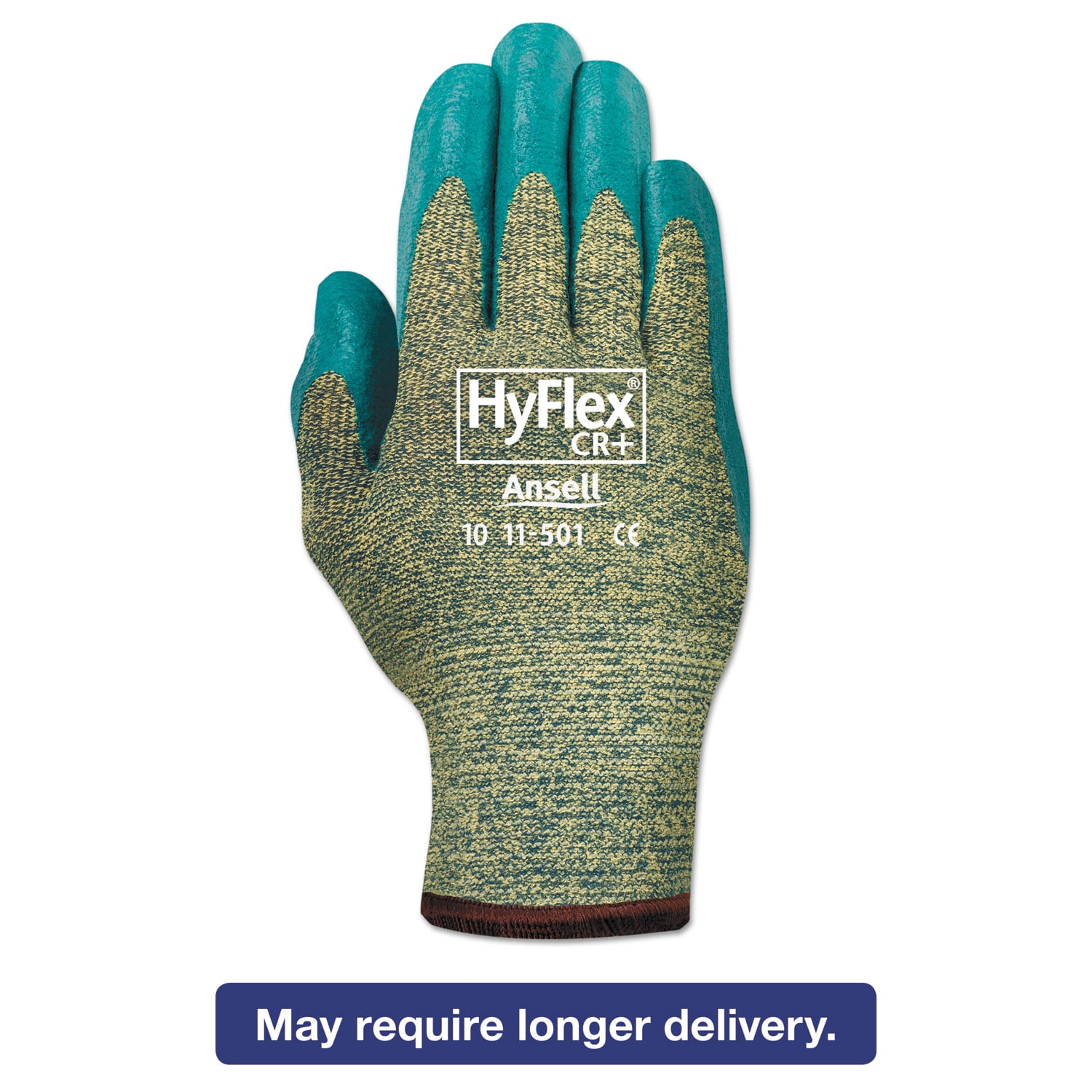 HyFlex Medium-Duty Assembly Gloves Blue/Green Size 9 12 Pairs 115019 ...