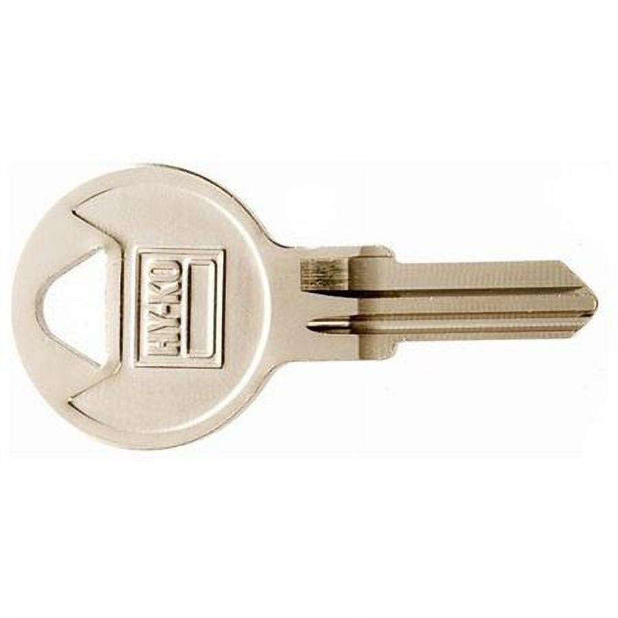 Hy-Ko 11010WTP1 Key Blank, Brass, Nickel Plated - Walmart.com