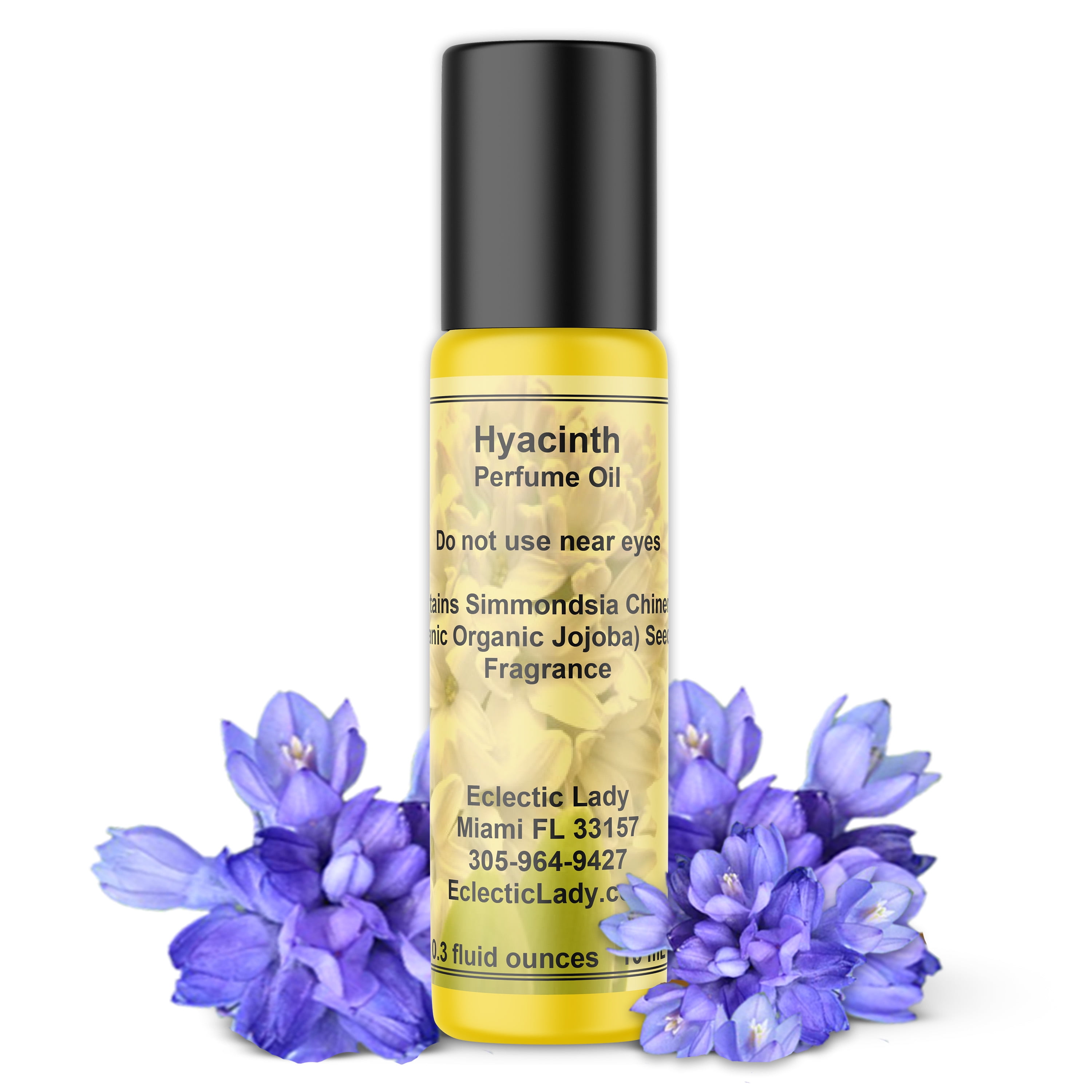 Hyacinth Perfume Oil, 0.3 Oz Portable Roll-On Fragrance with Long ...