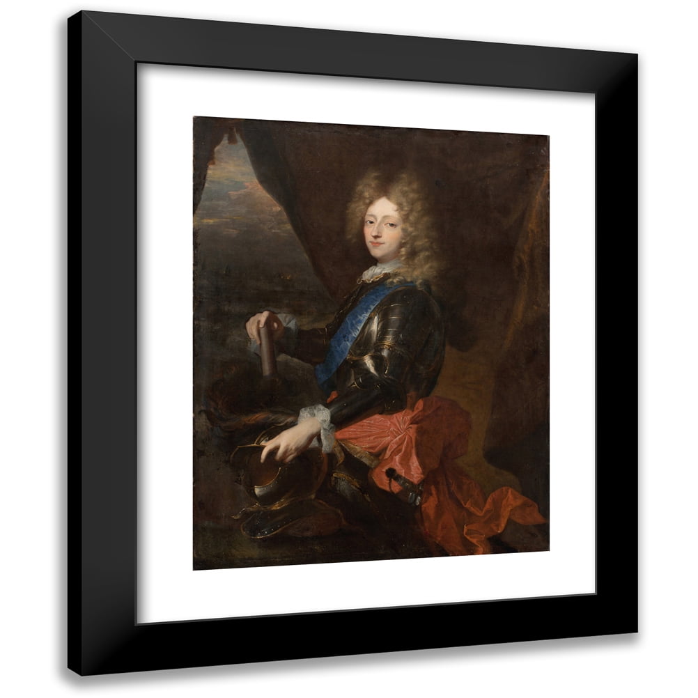 Hyacinthe Rigaud 12x14 Black Modern Framed Museum Art Print Titled ...