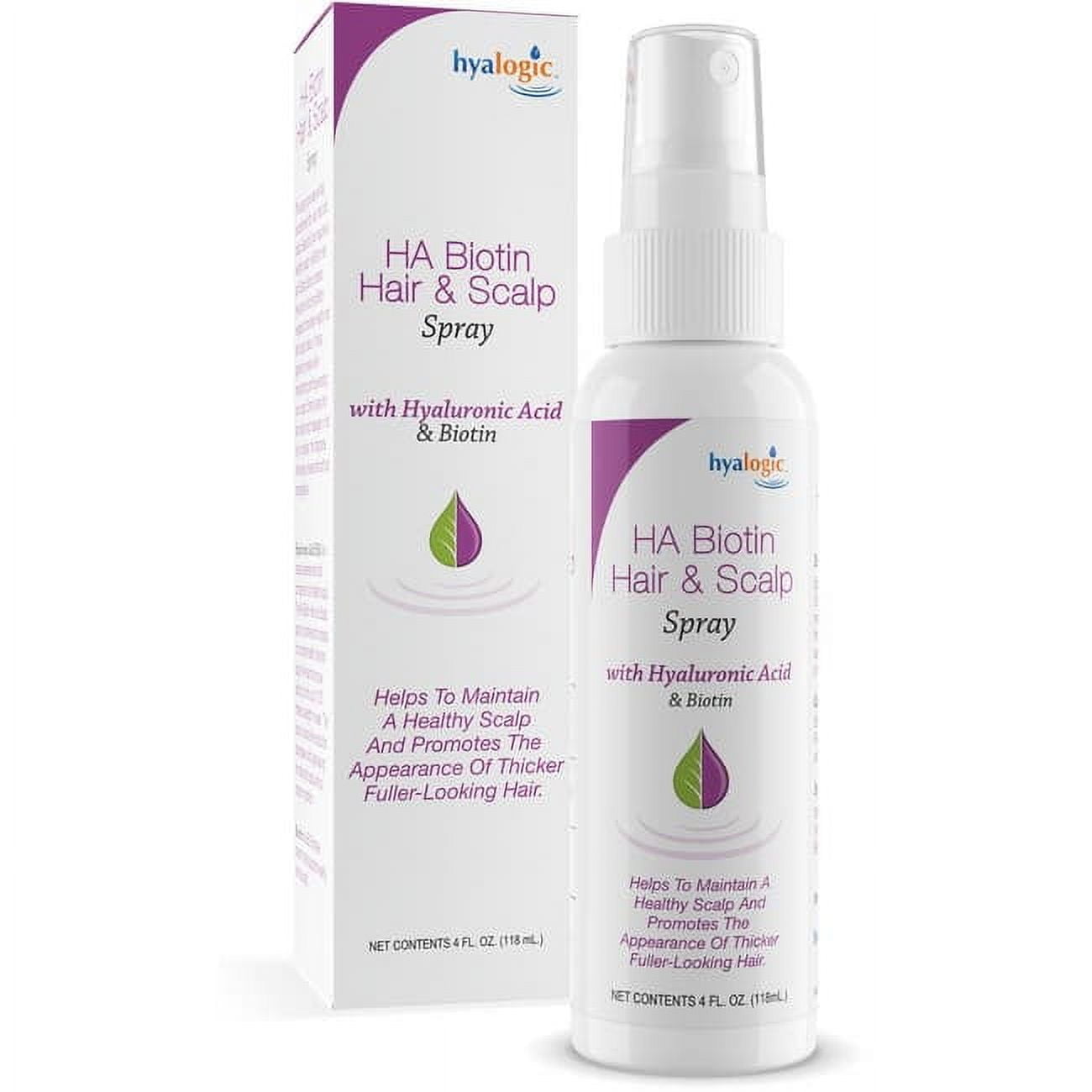 Hyalogic Biotin Hair & Scalp Spray - 4 fl oz - Hair Growth Treatment ...