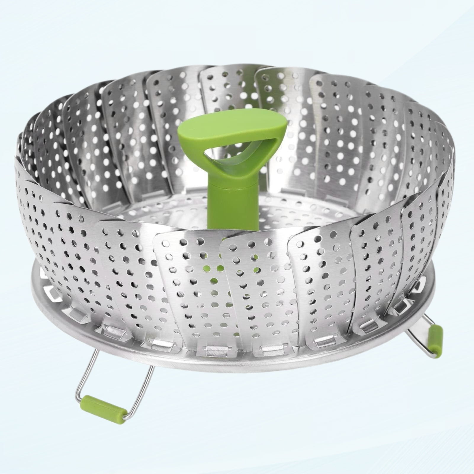 Stainless steel flower petal steamer basket Adjustable stainless steel ...