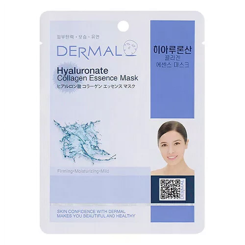 Hyaluronate Infused Collagen Full Face Sheet Mask – 12 Pack | Deep ...
