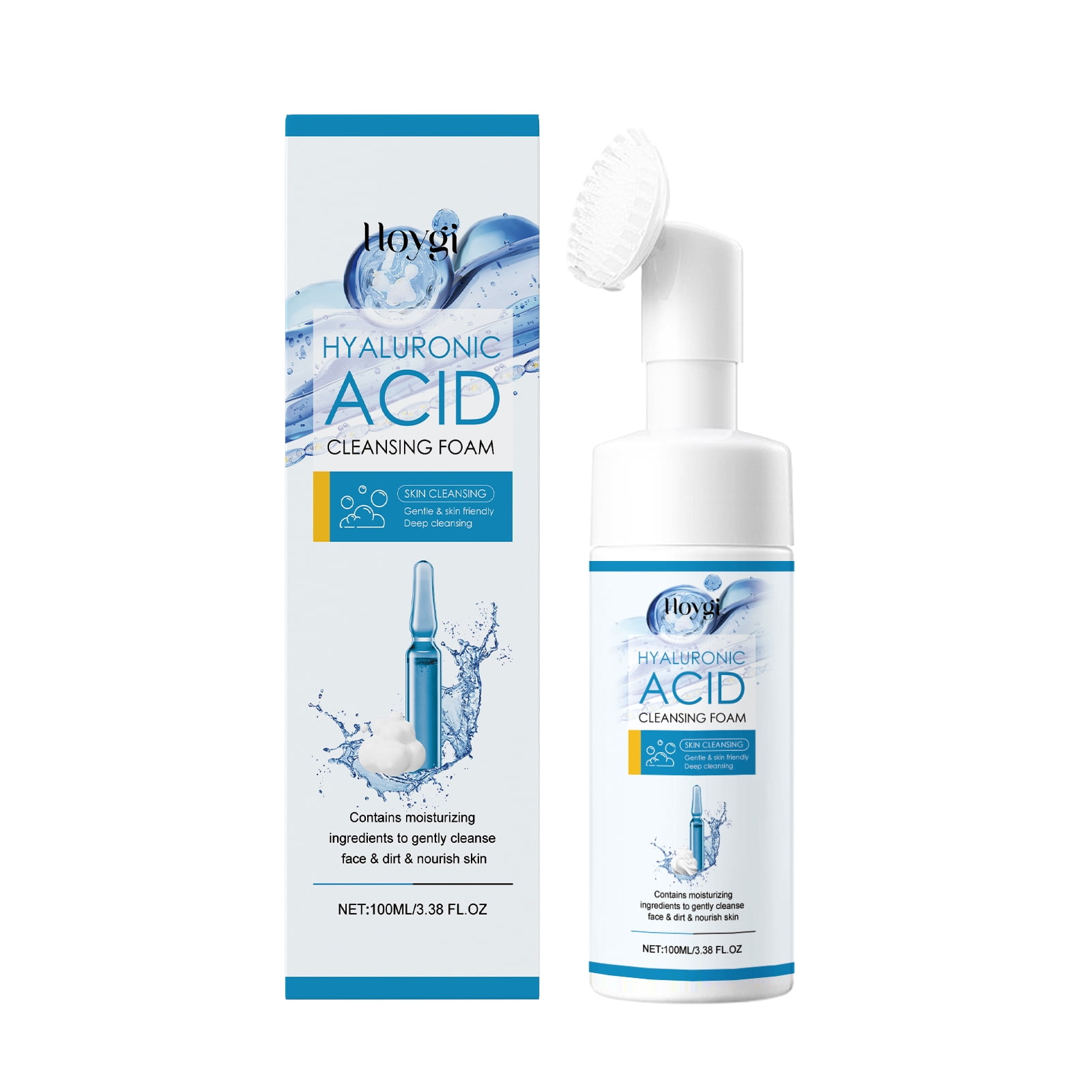 Hyaluronic Acid Cleansing Foam, gently cleanses the face, softens the ...