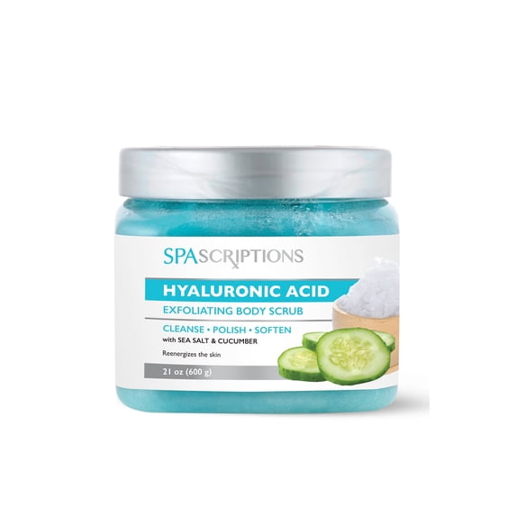 SPASCRIPTIONS Hyaluronic Acid Exfoliating Body Scrub - 21 oz - Walmart.com