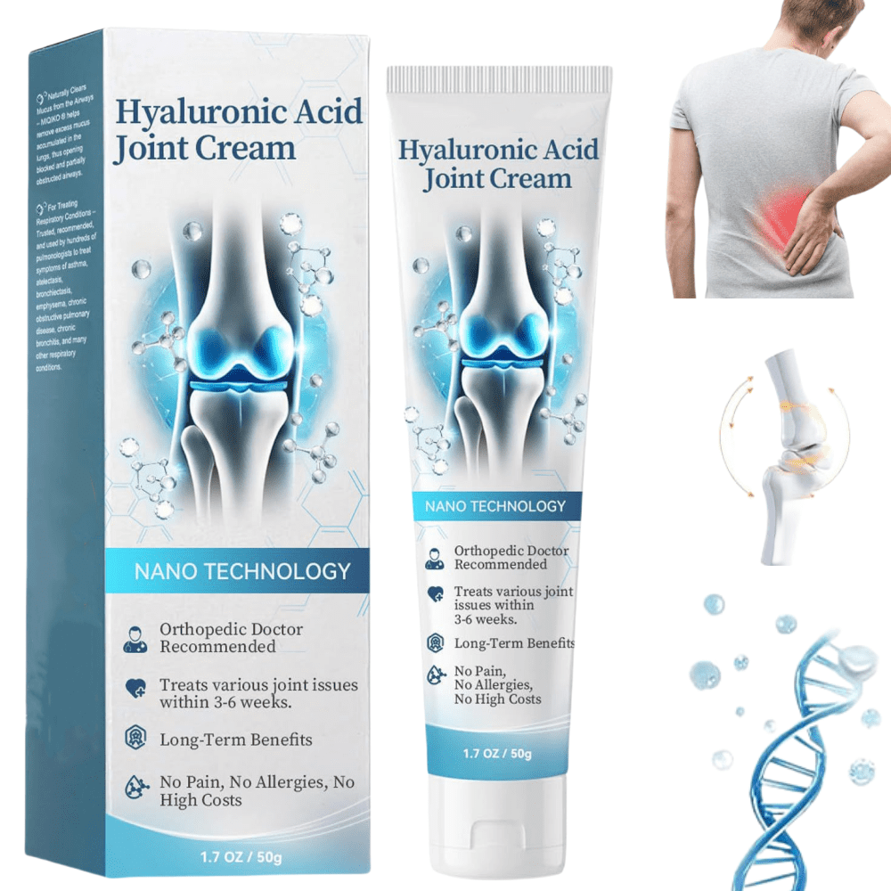 Hyaluronic Acid Joint Cream, Advanced Joint and Bone Care Cream, Joint ...
