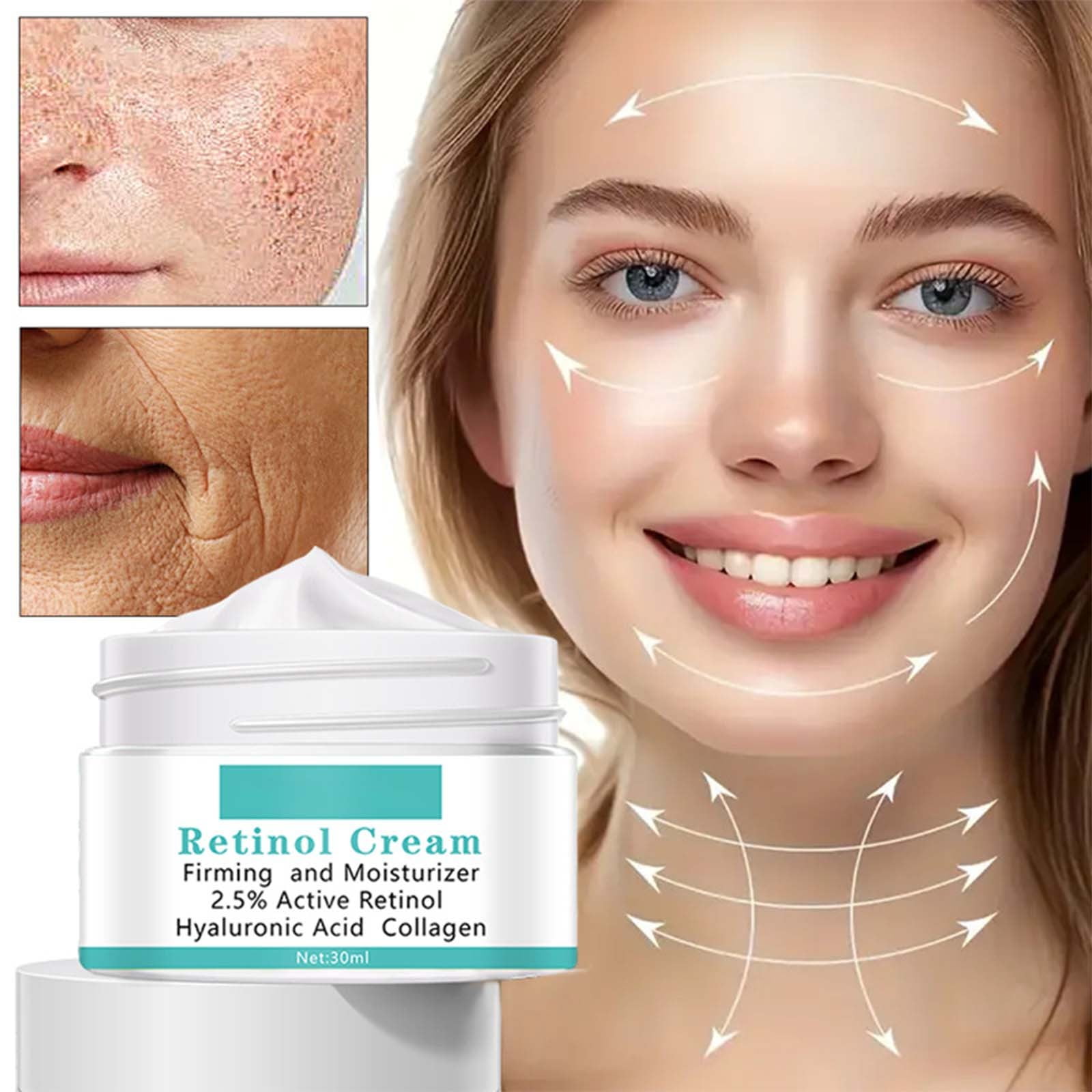 Hyaluronic Acid Moisturizing Face Cream - Hydrate & Plump Skin - 30ml ...