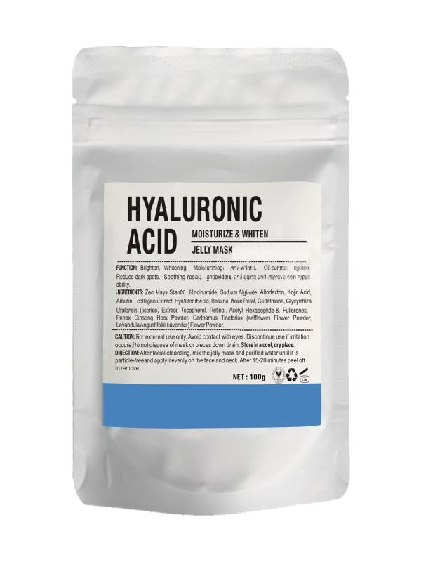 Hyaluronic Acid Powder, DIY Facial Skin Care, Hydration Formula Jelly ...
