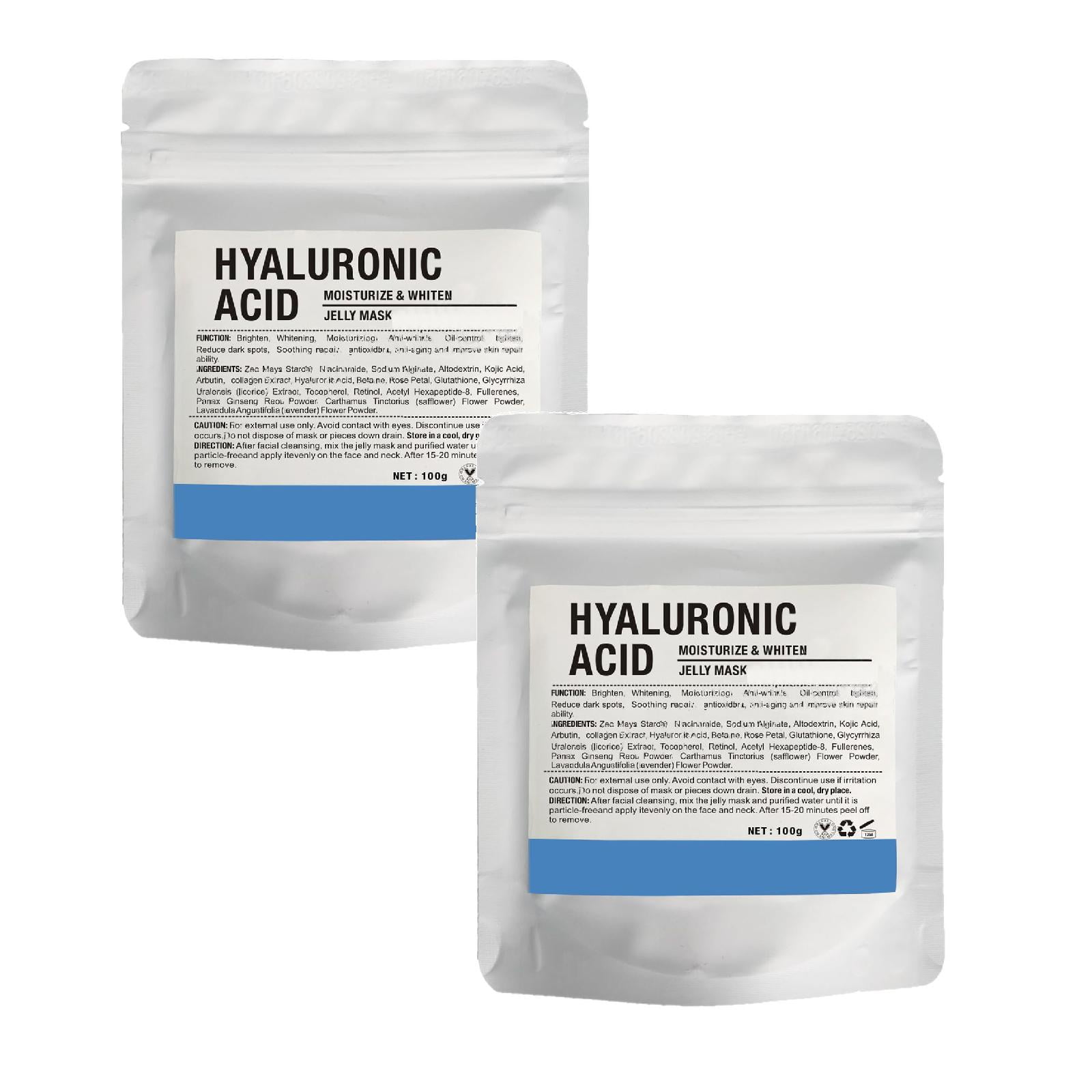 Hyaluronic Acid Powder, DIY Facial Skin Care, Hydration Formula Jelly ...