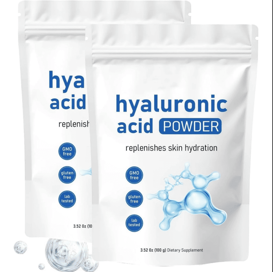 Hyaluronic Acid Powder, Hyaluronic Acid Powder for Skincare, Low ...