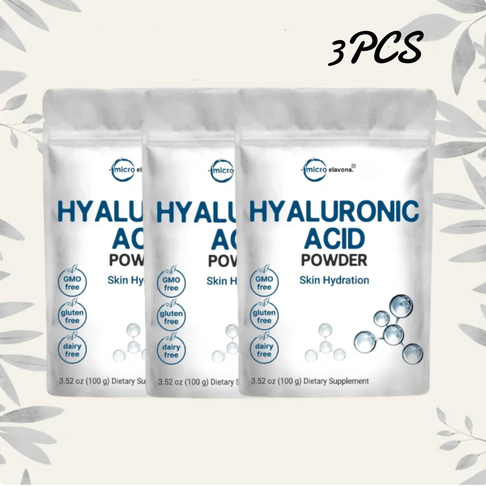 Hyaluronic Acid Powder, Ultra-Pure & High, Performance Hyaluronic, DIY ...