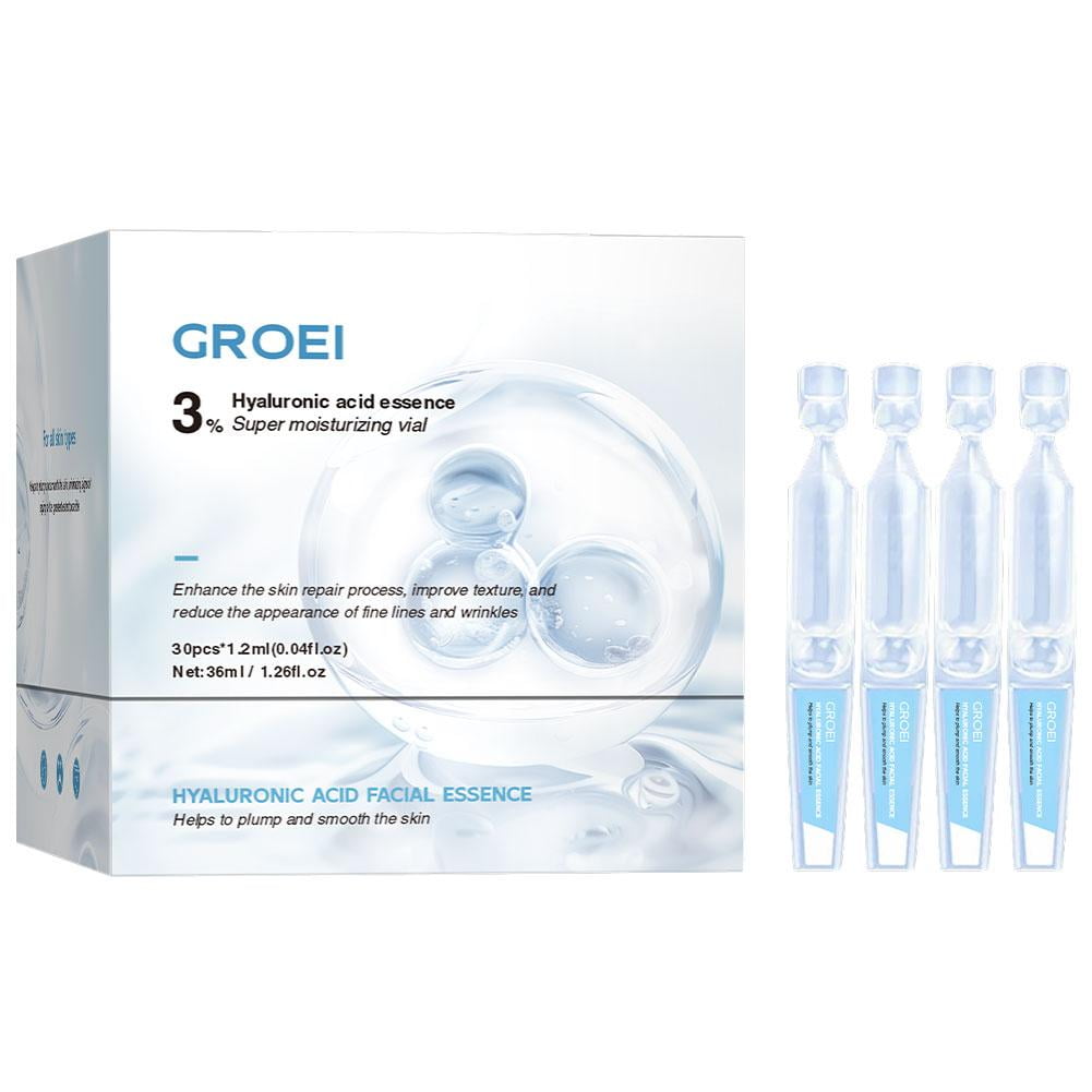 Hyaluronic Acid Serum Essence #Ultra#-Hydrating Vials Diminishing Fine ...