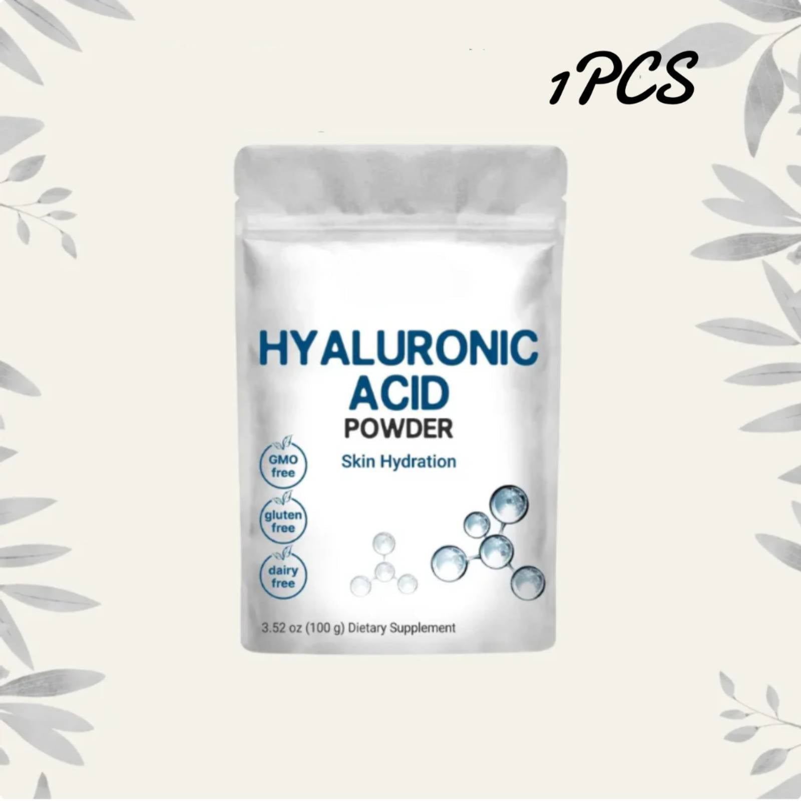 Hyaluronic Acid Serum Powder - Facial Serum, Water Soluble, Hydration ...