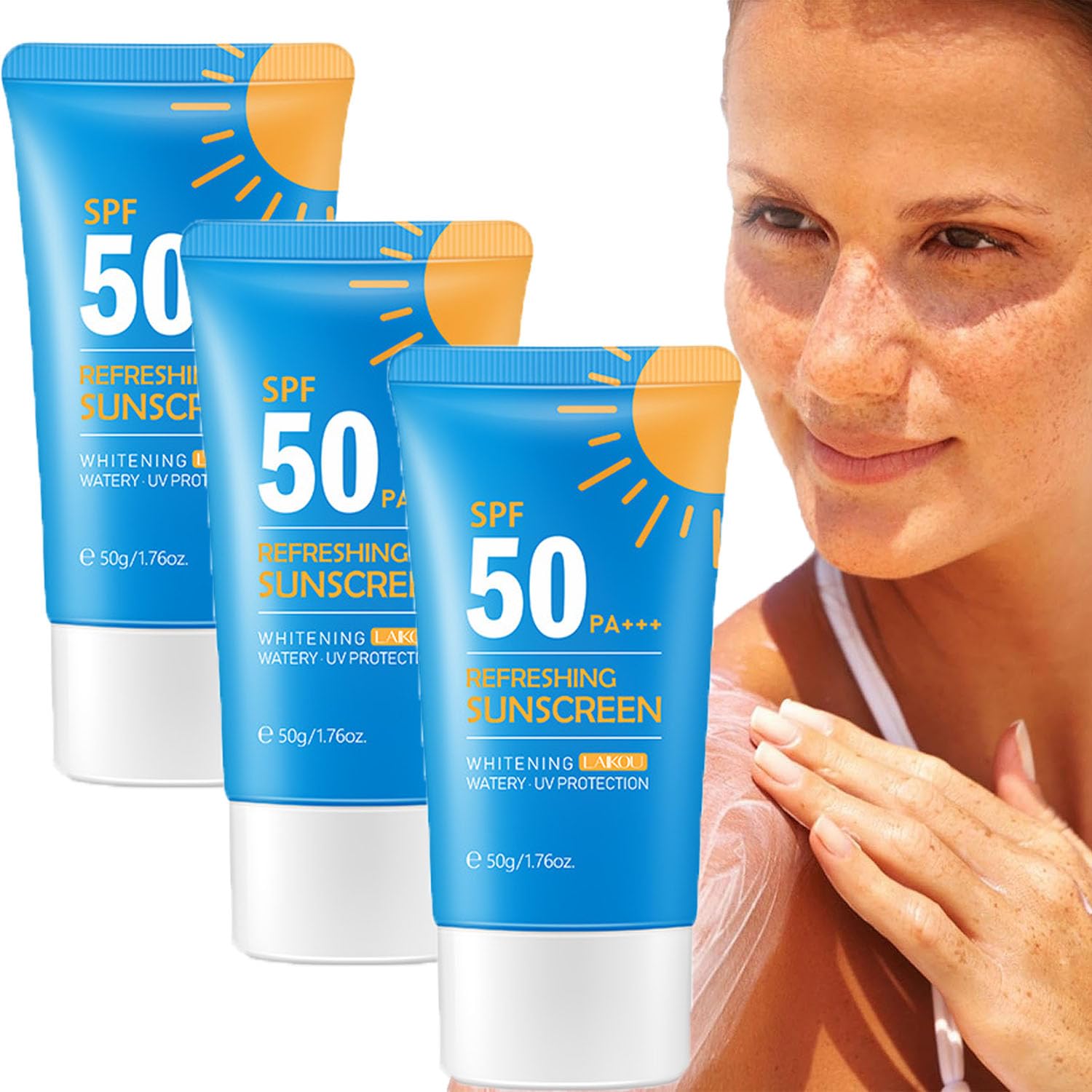 Hyaluronic Acid Watery Sun Gel Spf 50 PA++++, 2023 New Korean Sunscreen ...
