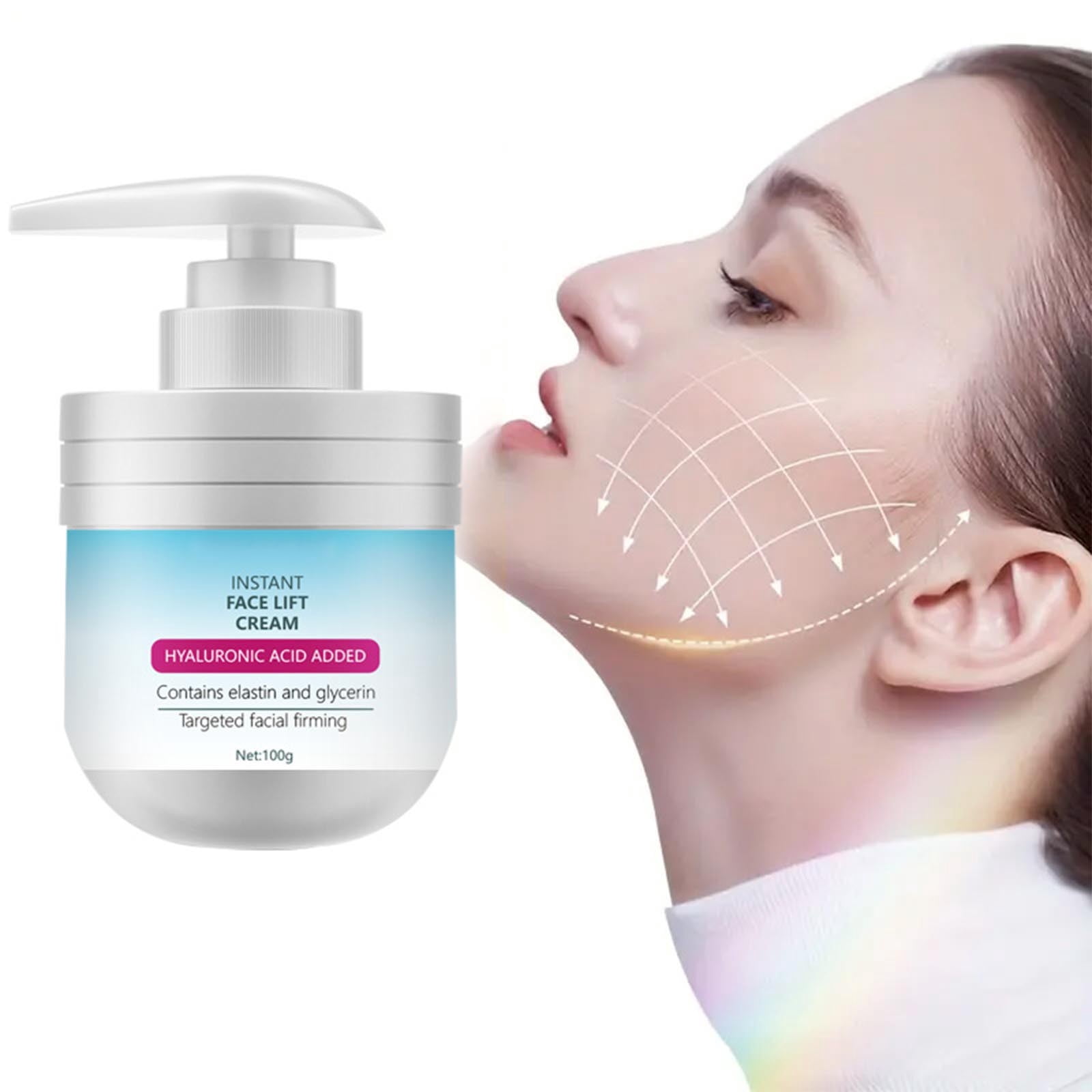 Hyaluronic Hydrating Lightweight Cream 3.5 oz Moisturizer for Youthful ...