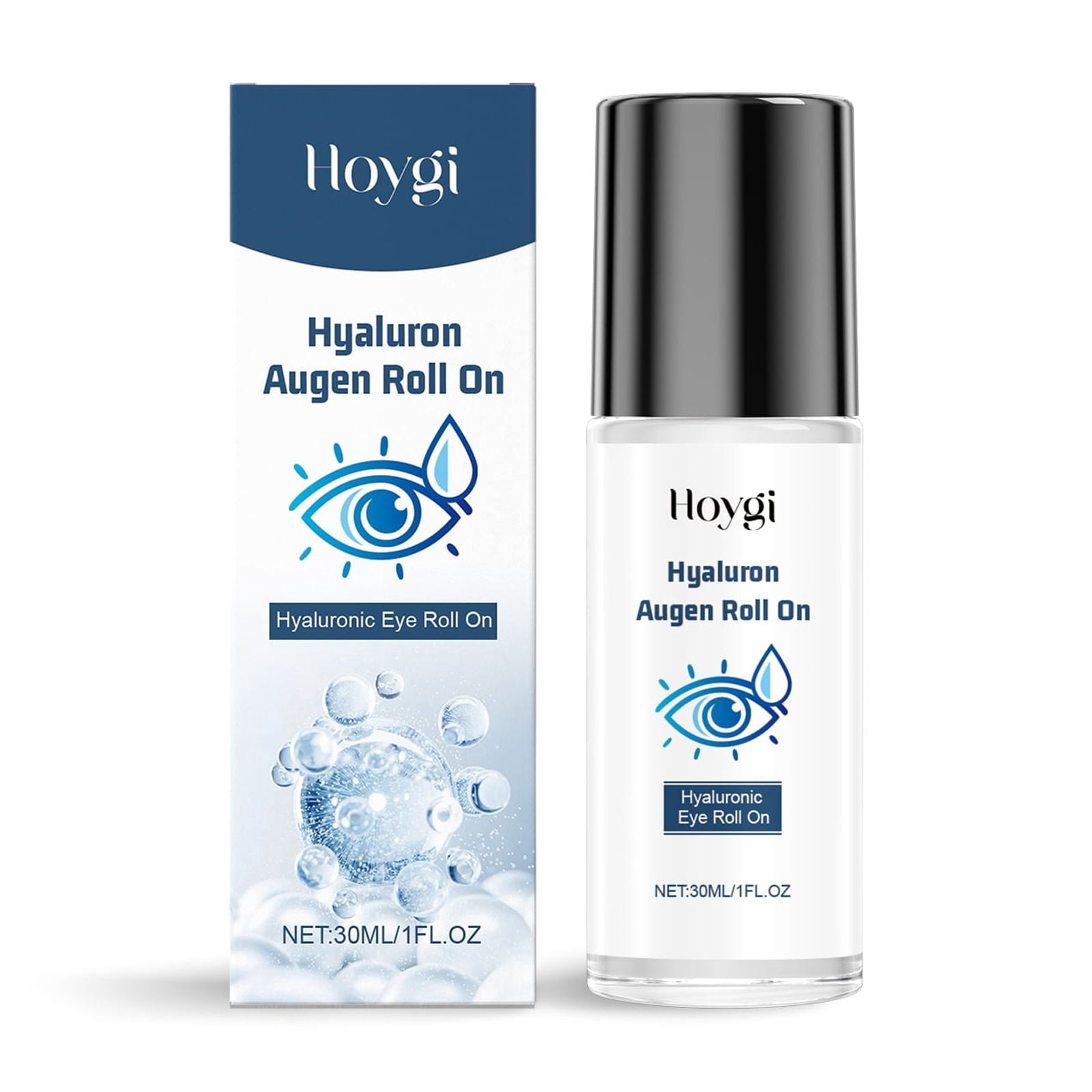 Hyaluronic acid eye roll-on, gentle care and firming eye skin ...