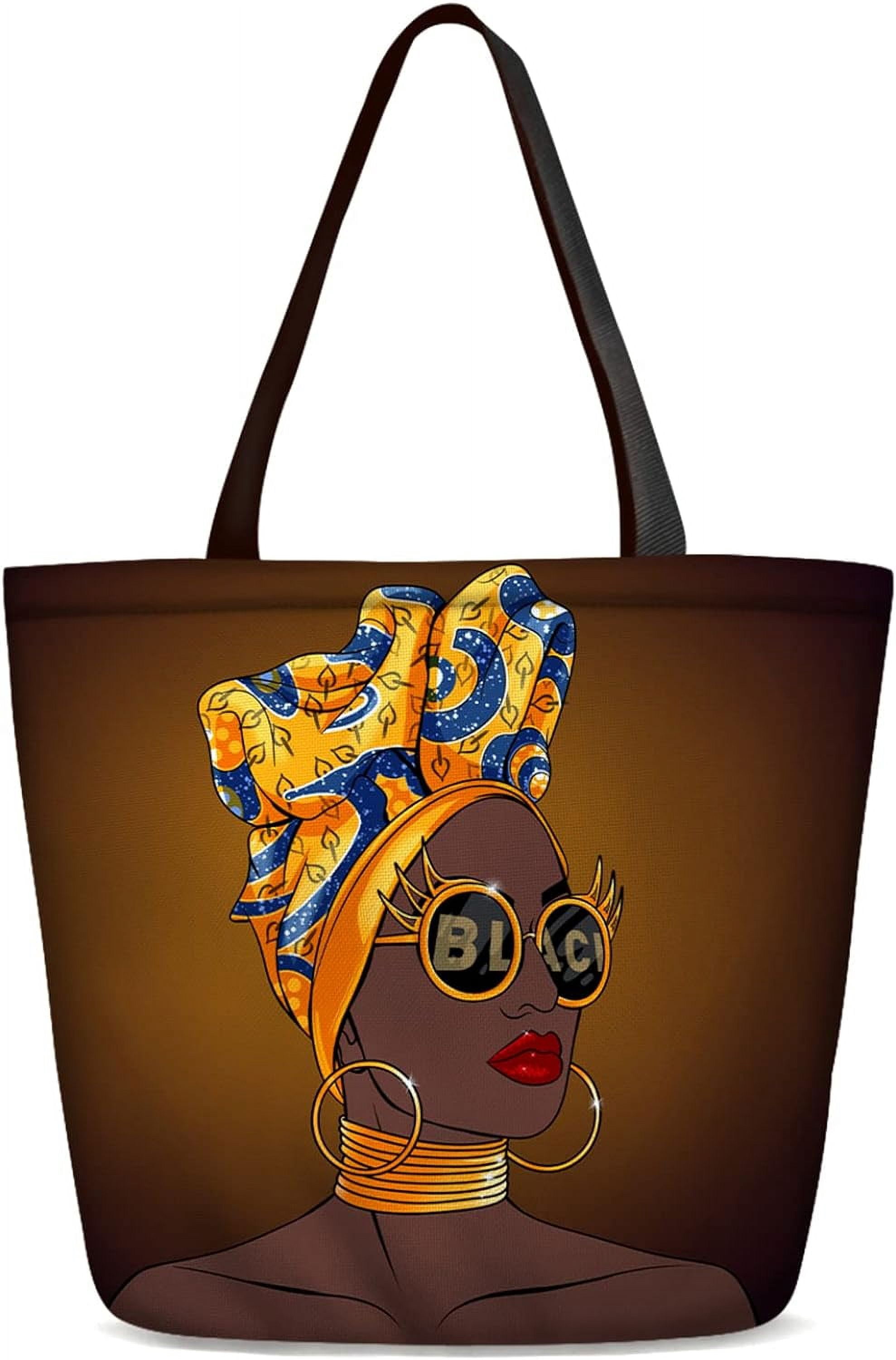 Hyang African American Woman Tote Bag Shoulder Bag Satchel Handbag For ...