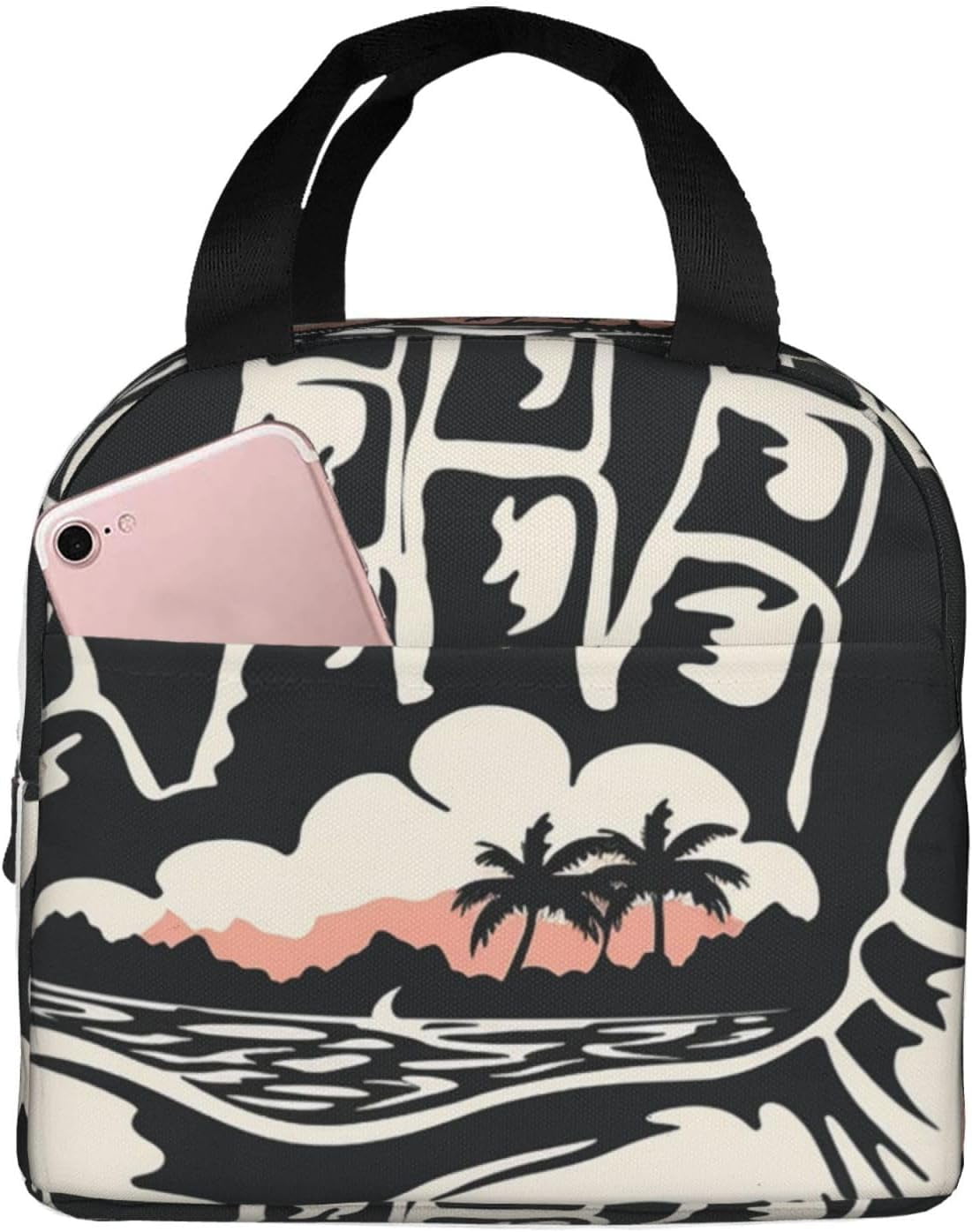 Hyang Aloha Hand Hawaii Insulated Lunch Bag Women Reusable Leakproof ...