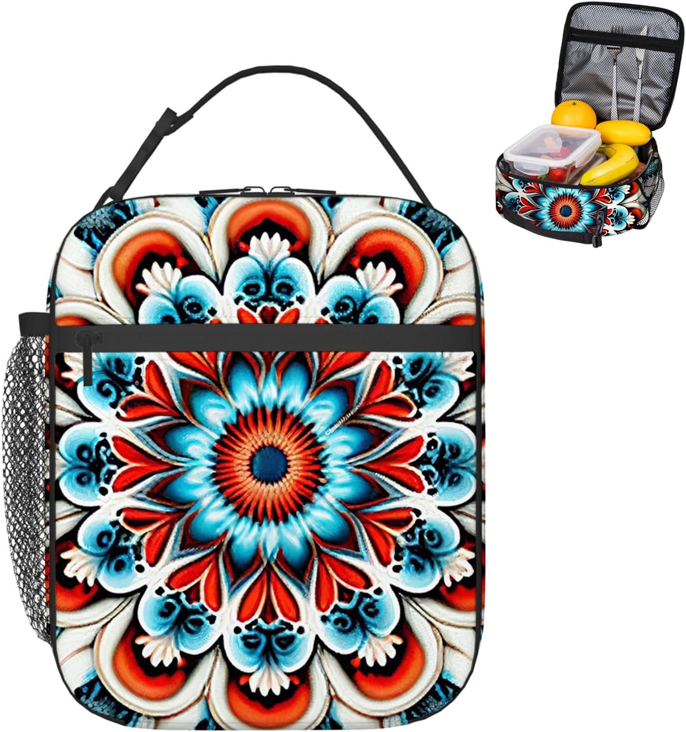 Hyang Banana Fruit pattern Lunch Box Reusable Insulated Totes Lunch Bag ...