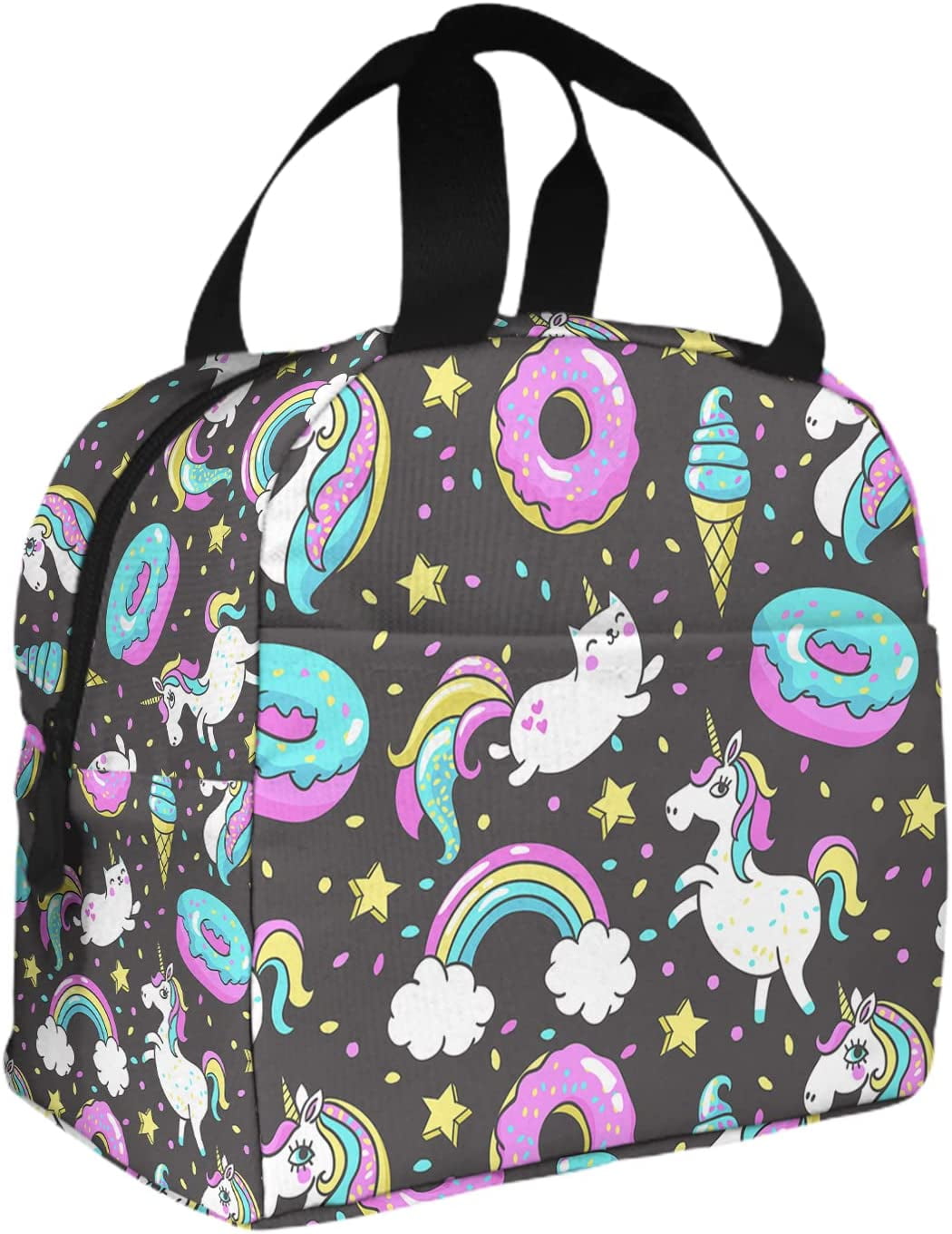 Hyang Beautiful Starry Sky Lunch Bag Purple Blue Nebula Constellation ...