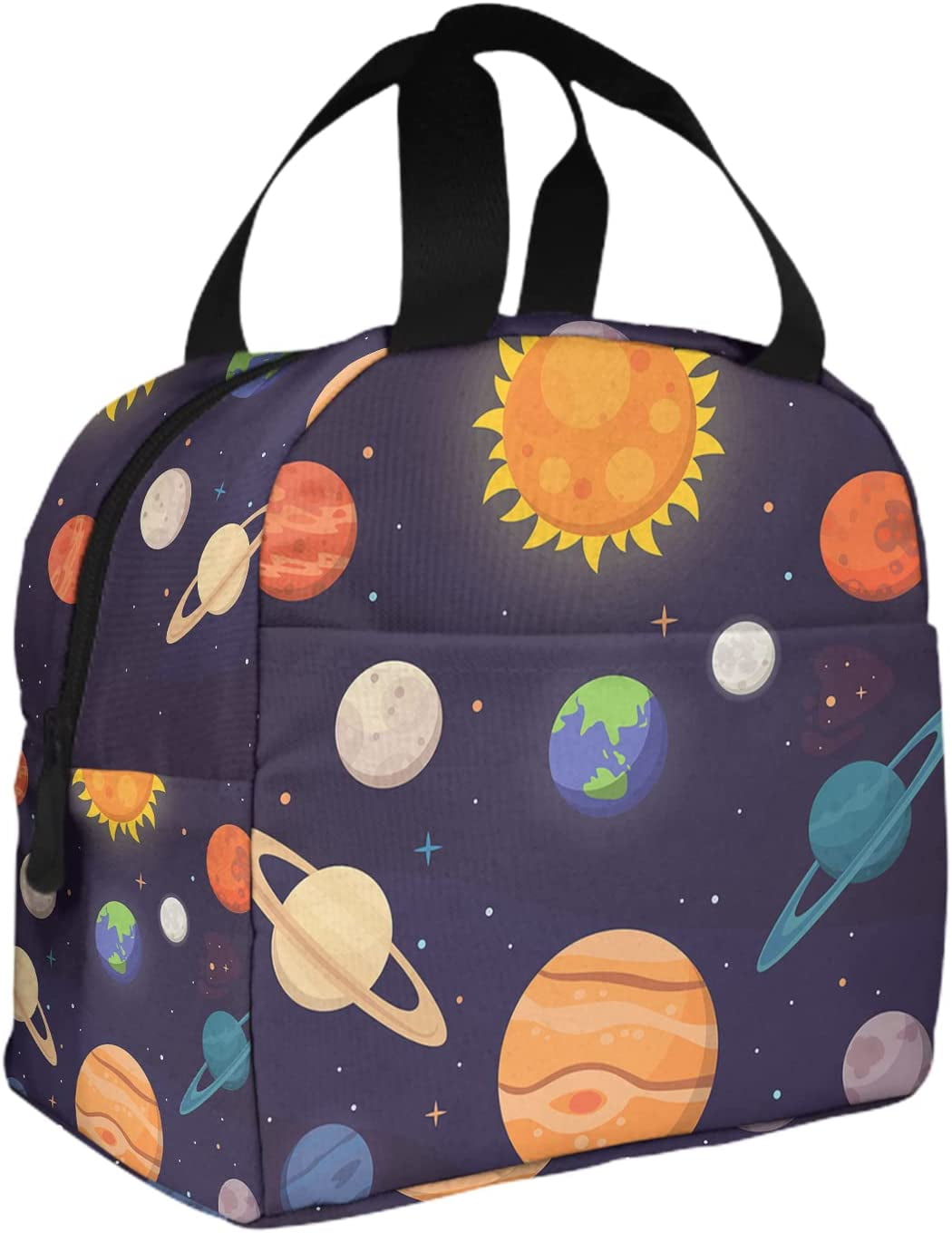 Hyang Beautiful Starry Sky Lunch Bag Purple Blue Nebula Constellation ...