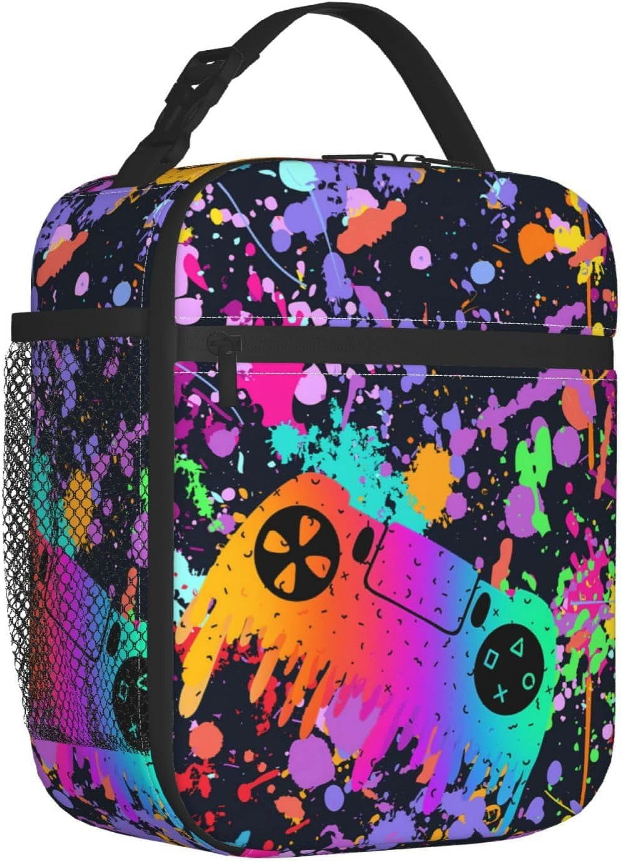 Hyang Black Cat Lunch Box Insulated Lunch Bag for Women Men Reusable ...