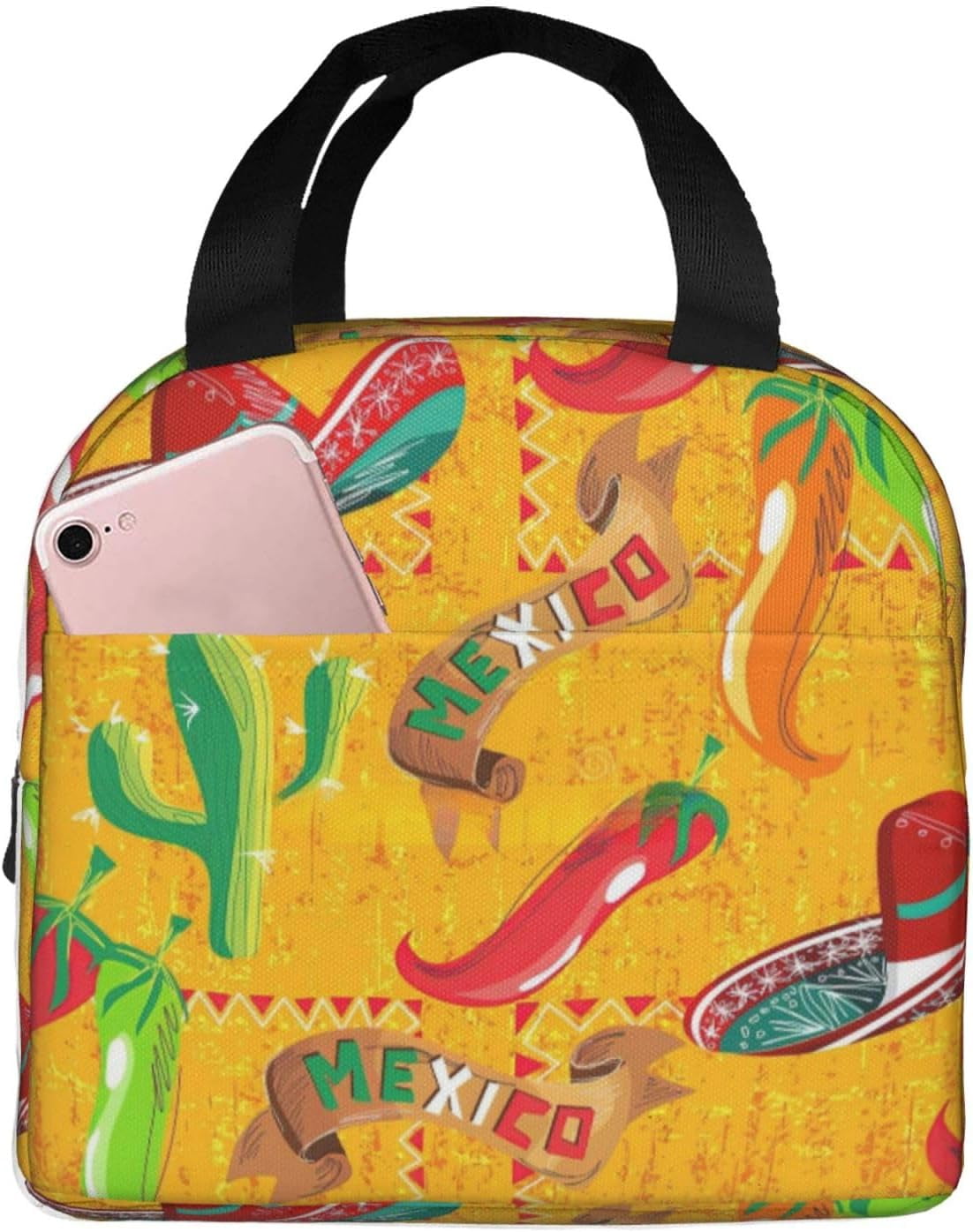 Hyang Camel Pink Heart Reusable Lunch Bag insulated Food Container ...