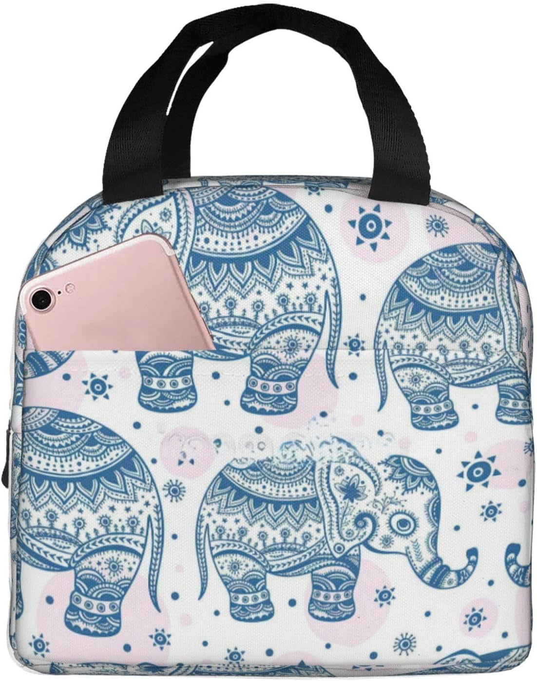 Hyang Camel Pink Heart Reusable Lunch Bag insulated Food Container ...