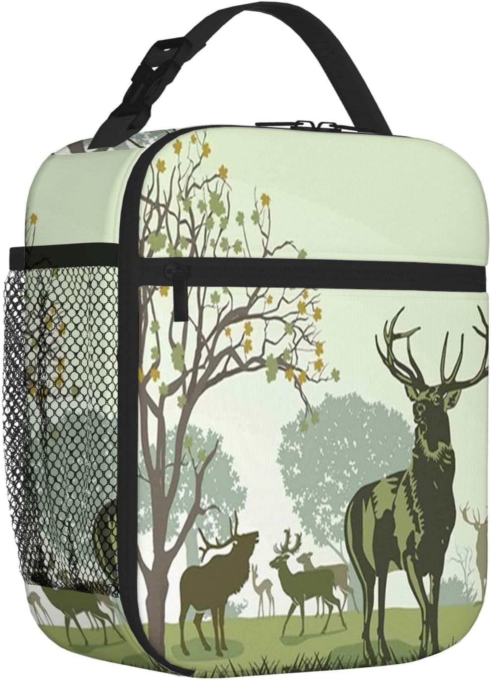 Hyang Christmas Theme,Lunch Box for Men Women,Fir Pine Tree Pattern ...