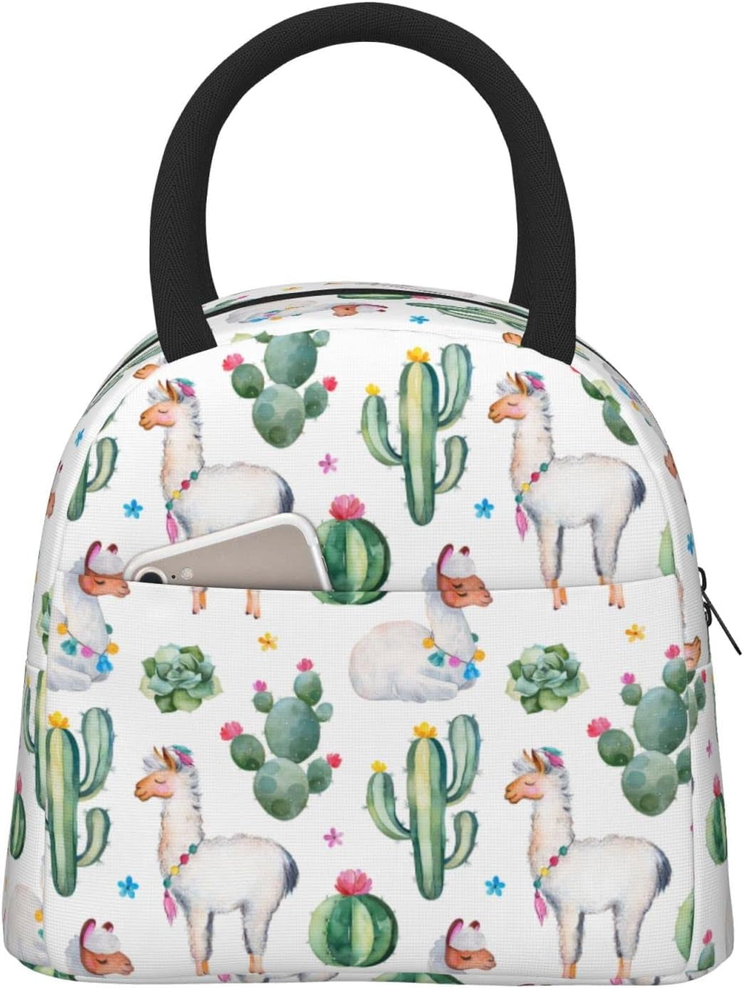 Hyang Cute Cow Print Lunch Box Reusable Insulated Waterproof Lunch Bag ...