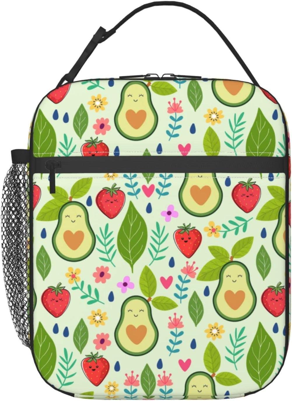 Hyang Funny Avocado Lunch Bag Double Insulated Leakproof Lunch Box Tote ...