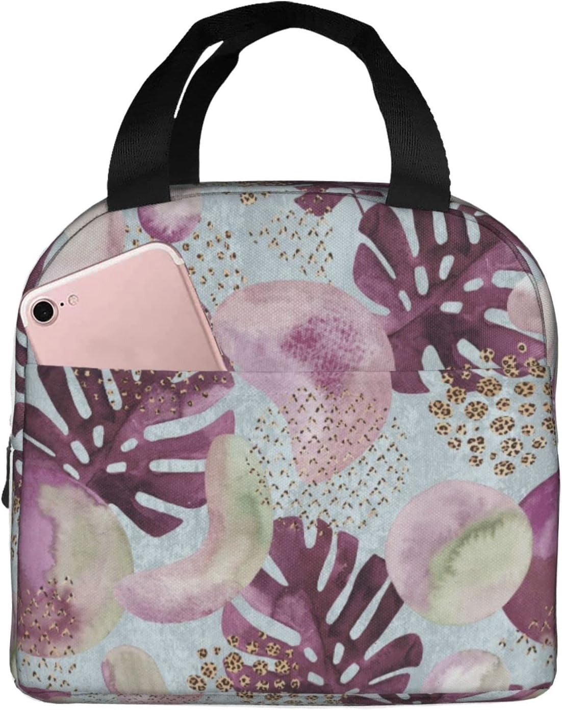 Hyang Green Eucalyptus Leaf Lunch Bag - Sage Leaves Lunch Box Insulated ...