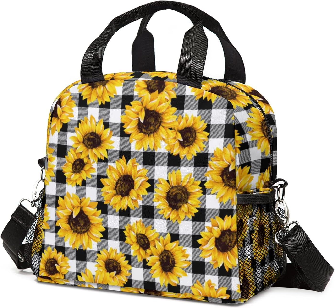 Hyang Insulated Leakproof Lunch Bags for Women with Shoulder Straps, 3D ...