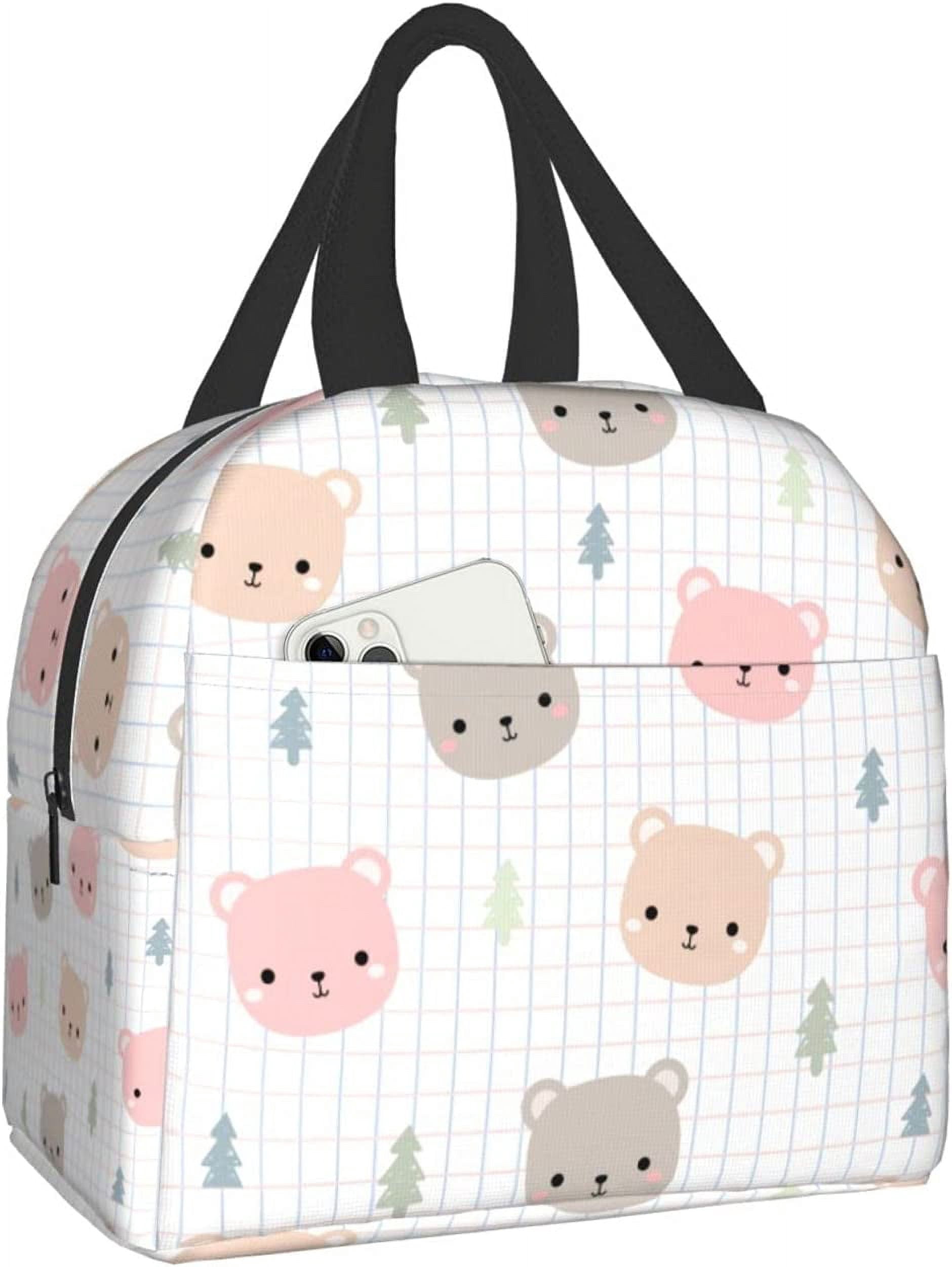 Hyang Kawaii Funny Cookies Insulated Lunch Bag for Women,Cooler Tote ...