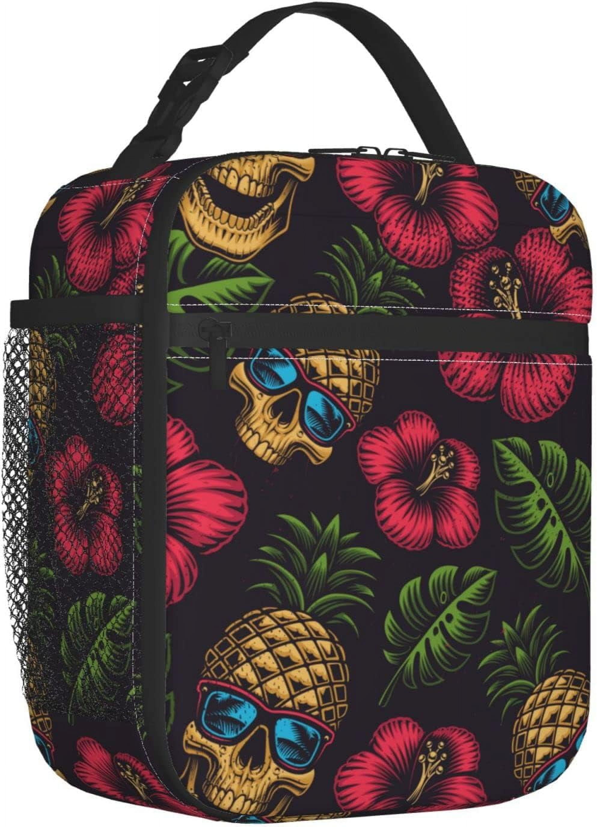 Hyang Lunch Bag Men Women Colorful Pineapple Lunch Bags Reusable ...