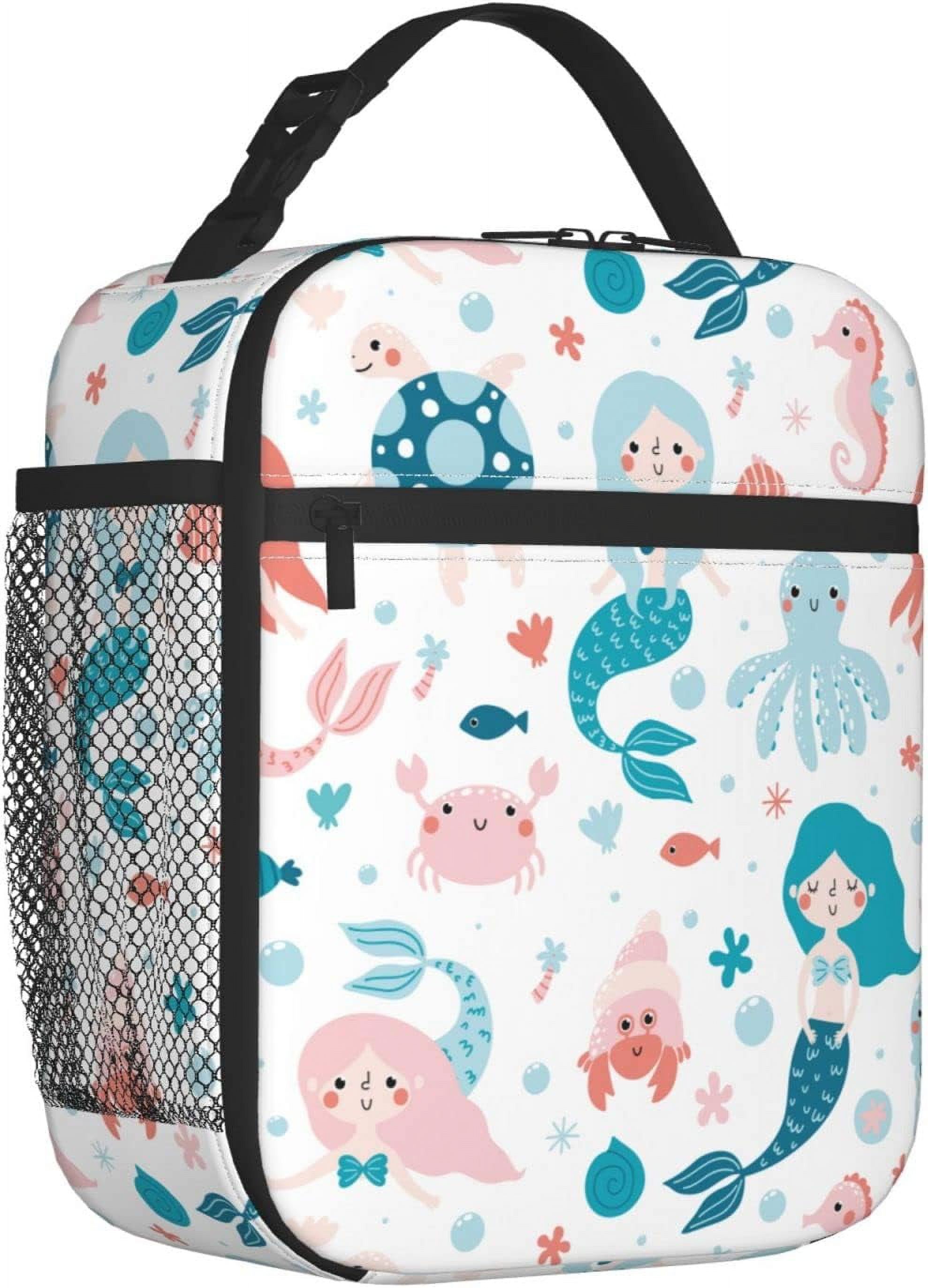 Hyang Lunch Bag Men Women Mermaids Lunch Bags Reusable Insulated ...