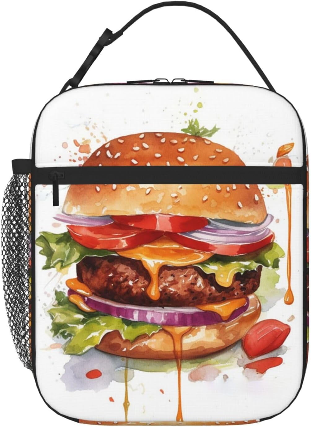 Hyang Lunch Bag for Women Insulated Lunch box Stripe arrangement ...