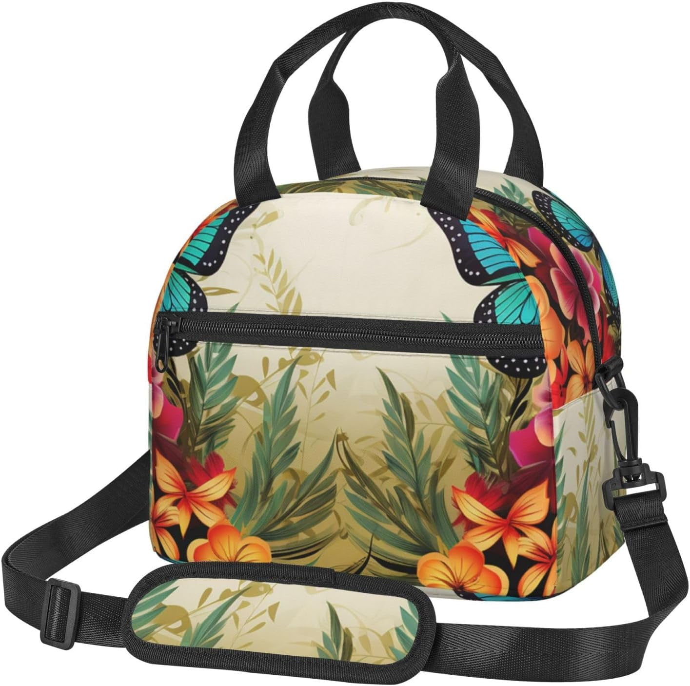 Hyang Lunch Bag for Women Insulated Lunch box Watercolor background ...