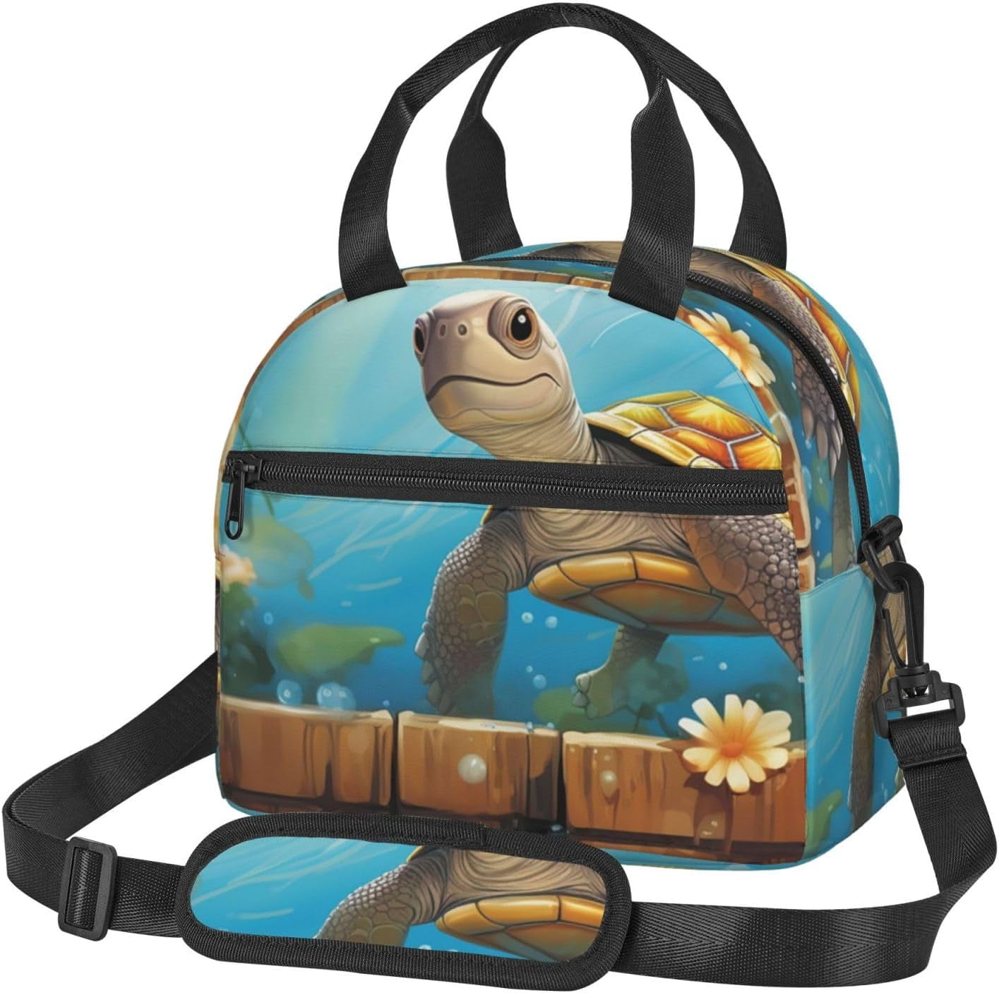 Hyang Lunch Bag for Women Insulated Lunch box Watercolor background ...