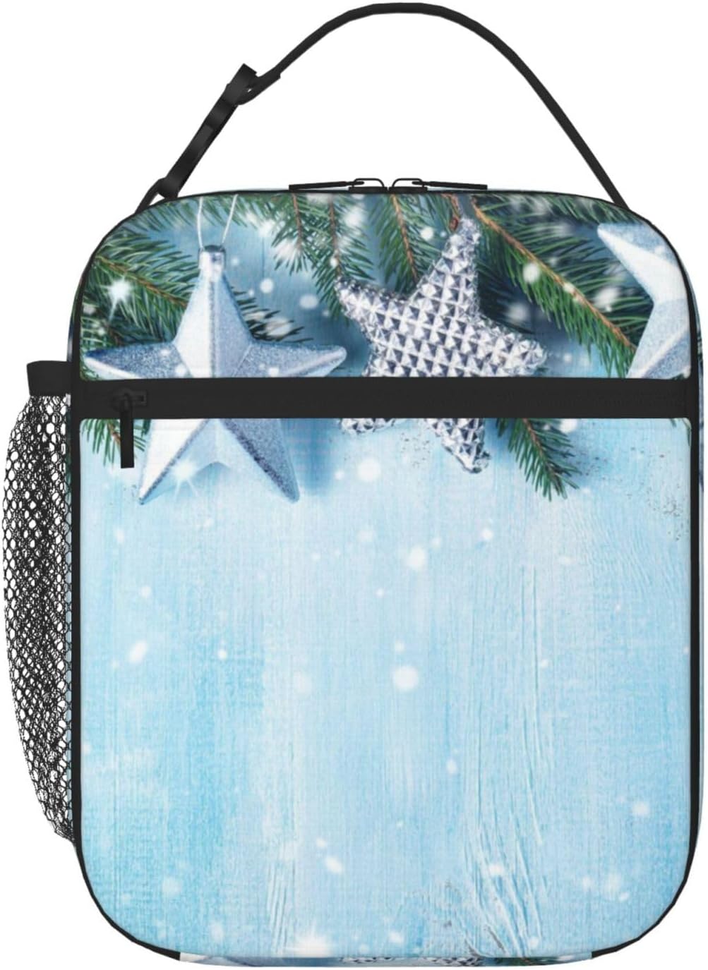 Hyang Lunch Box With Side Pocket Insulated Soft Bag Blue Camo Printed ...