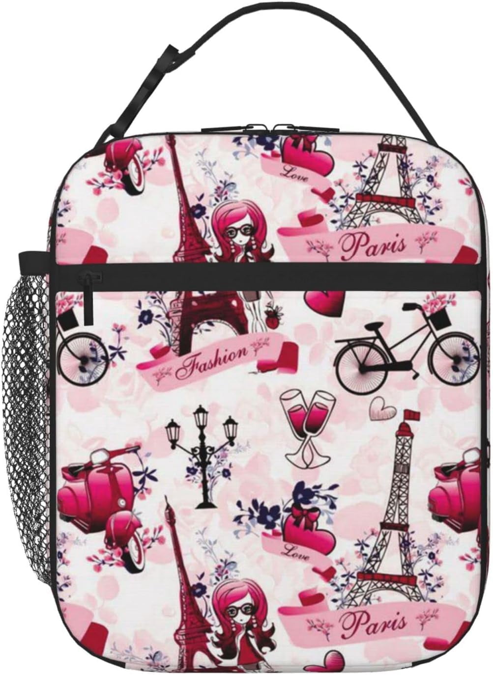 Hyang Lunch Box With Side Pocket Insulated Soft Bag Cartoon Clown Fish ...