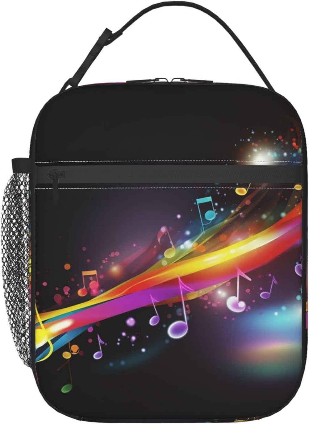 Hyang Music background print Lunch Bag Insulated Lunch Box for Women ...