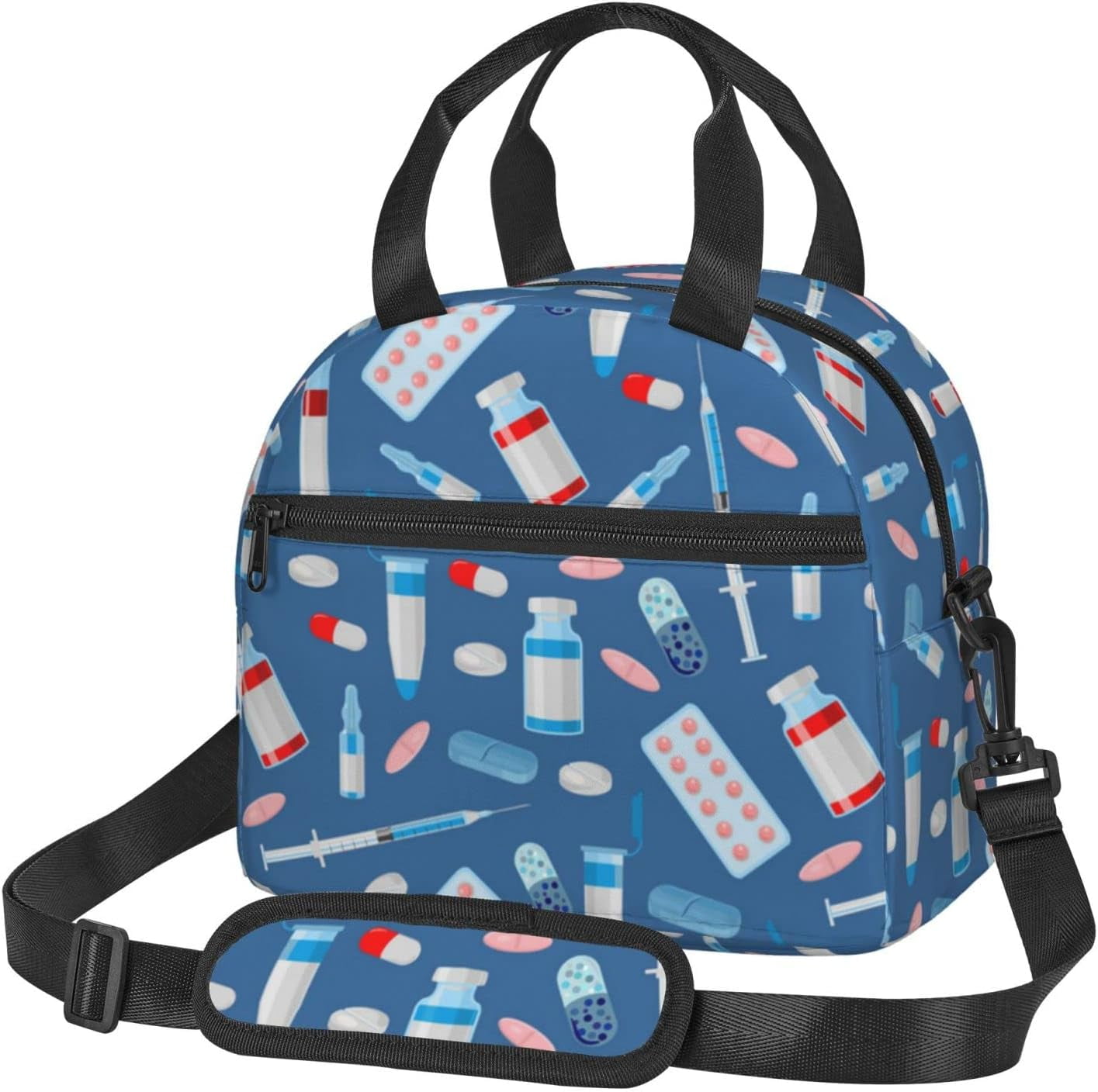 Hyang Nurse Insulated Lunch Bag with Straps, Lunch Box for Women and ...