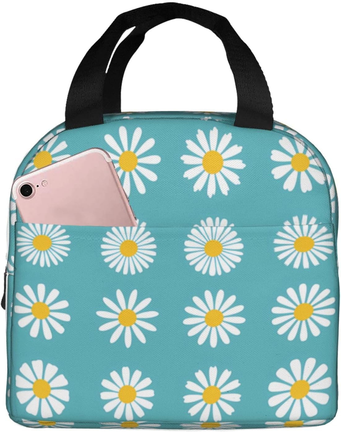 Hyang Purple Daisy Insulated Lunch Bag - Chic Practical, Lunch Box For ...