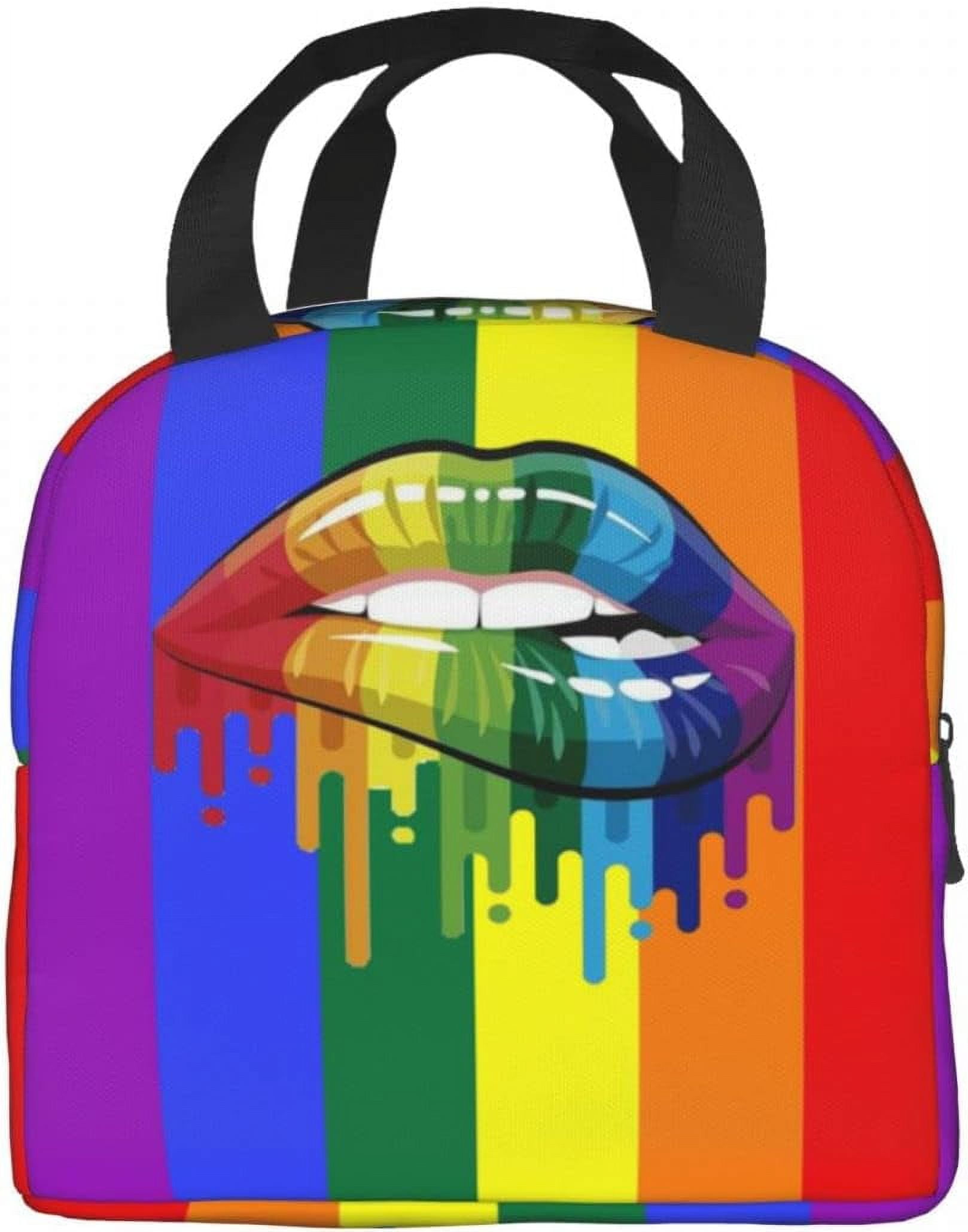 Hyang Rainbow LGBT Gay Pride Lunch Bag Insulated Lunch Box BentoTote ...