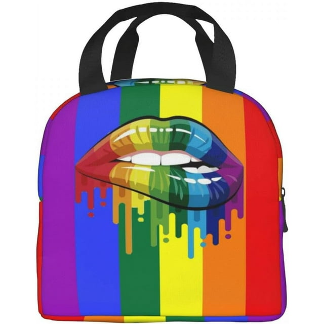 Hyang Rainbow LGBT Gay Pride Lunch Bag Insulated Lunch Box BentoTote ...