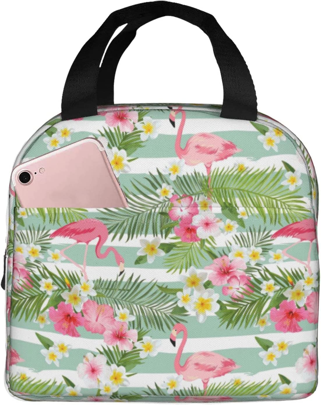 Hyang Retro Peace Symbol Reusable Insulated Lunch Bag For Women Men ...