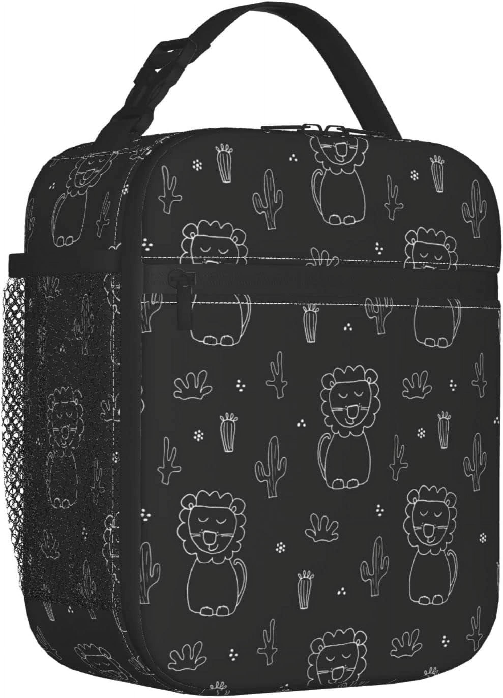 Hyang Rportable Lunch Bag For Women/Men Insulated,Cute Marine With ...