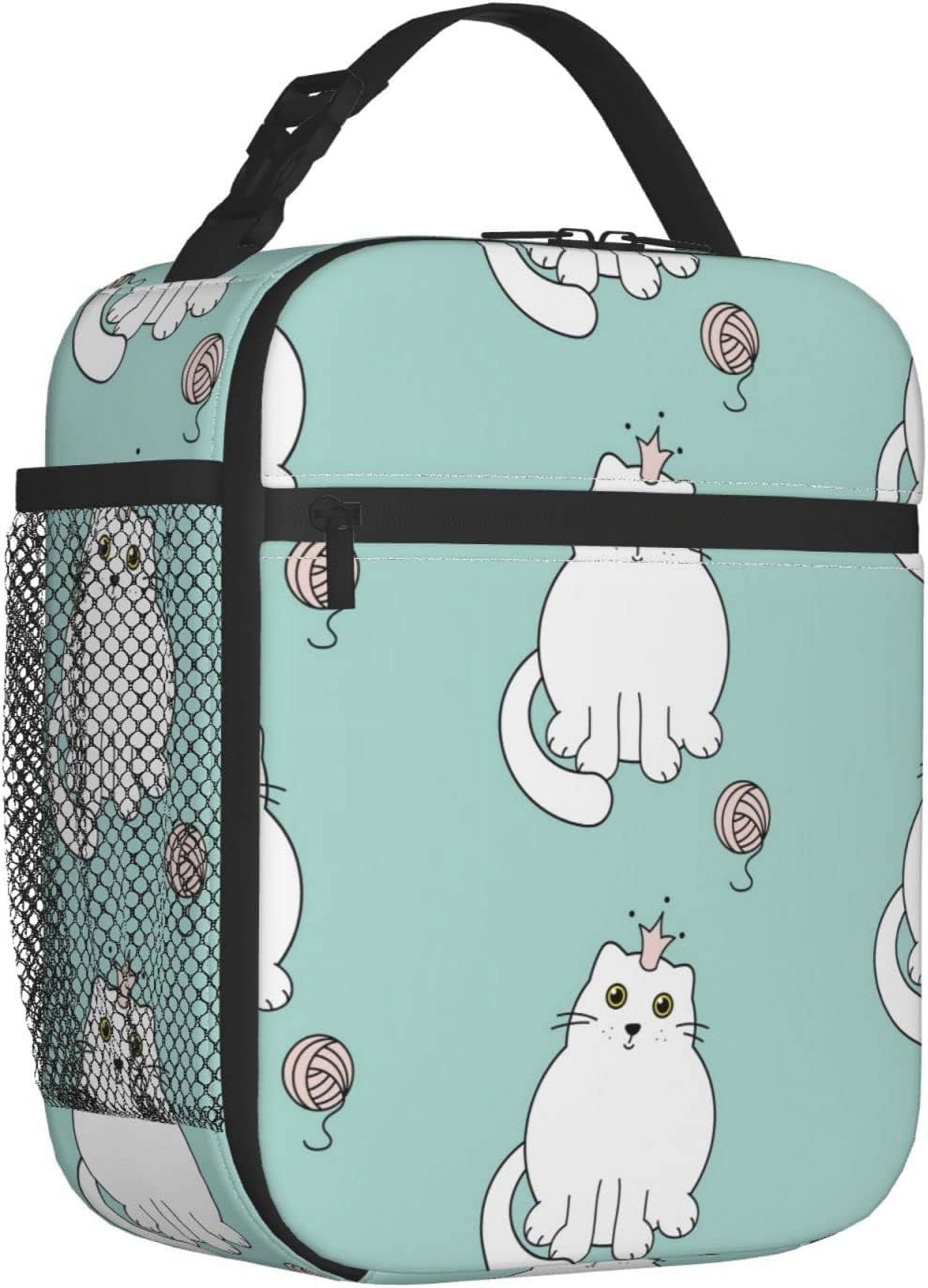 Hyang Rportable Lunch Bag For Women/Men Insulated,Cute Marine With ...