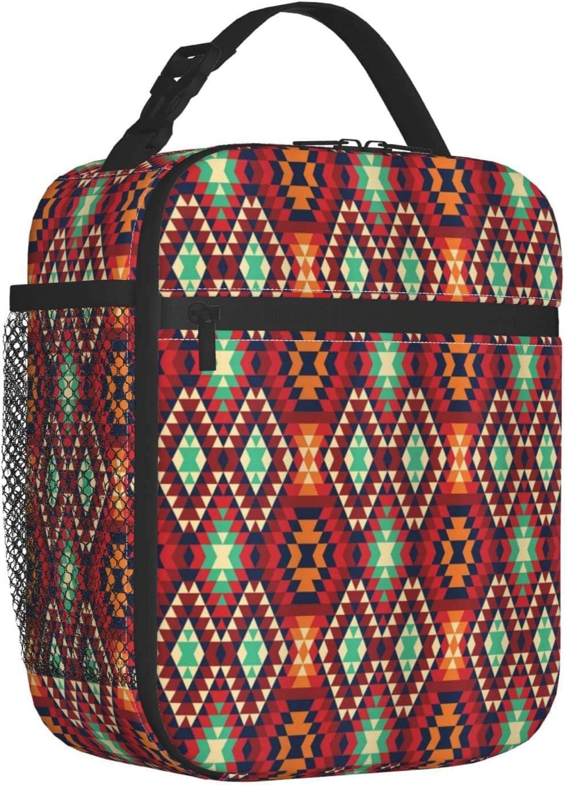 Hyang Rportable Lunch Bag For Women/Men Insulated,Geometric Triangle ...